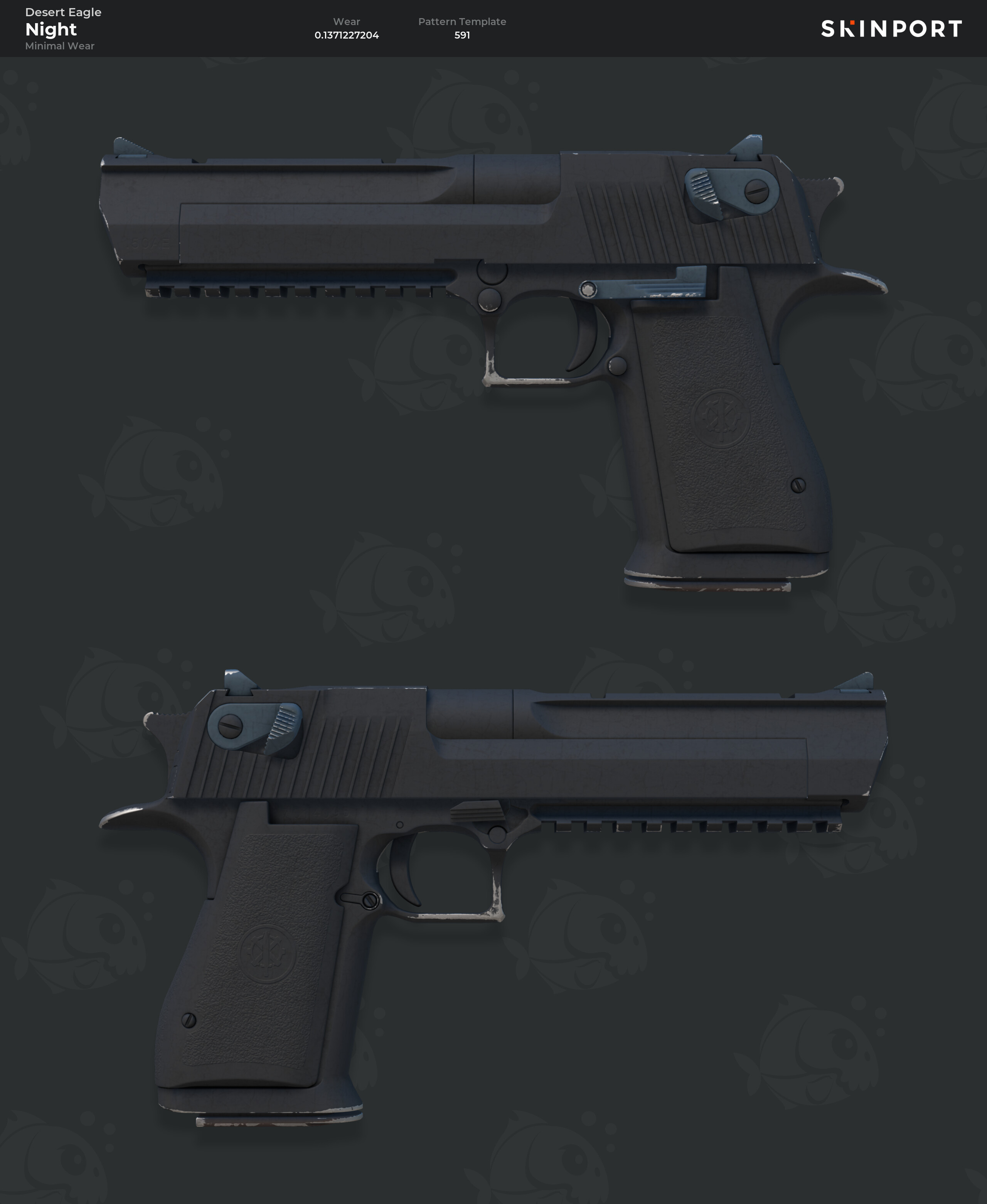 Desert Eagle | Night (Minimal Wear) - Counter-Strike 2 - Skinport