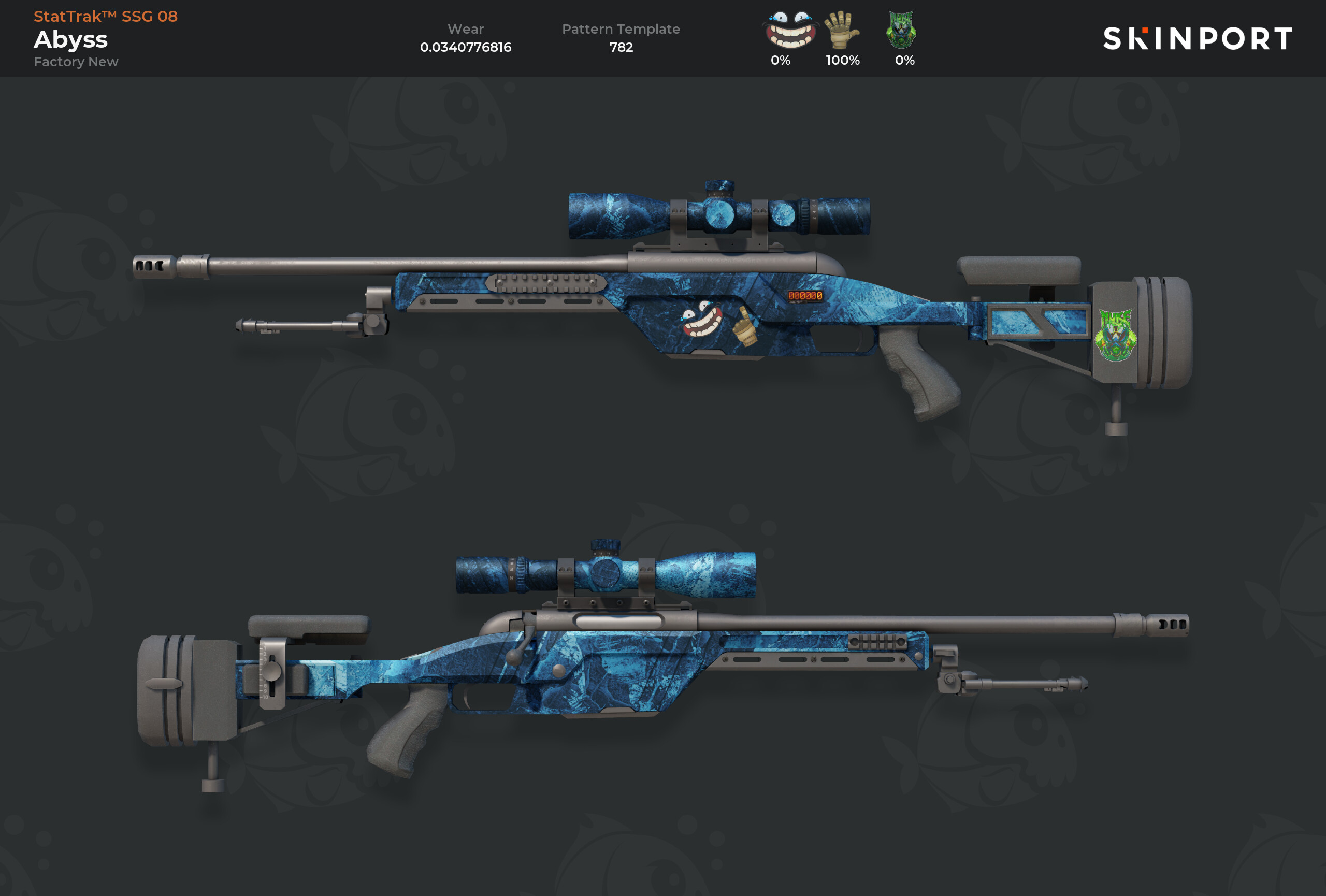 StatTrak™ SSG 08 | Abyss (Factory New) - Counter-Strike 2 - Skinport