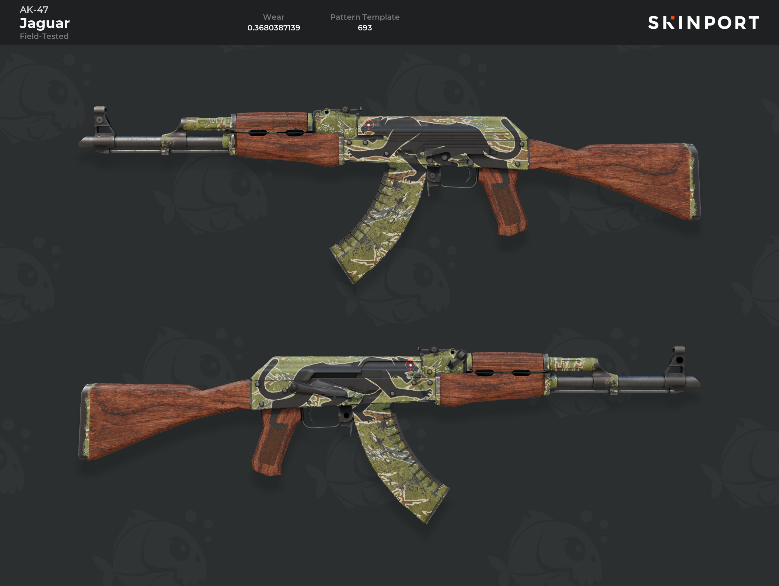 AK-47 | Jaguar (Field-Tested) - Counter-Strike 2 - Skinport
