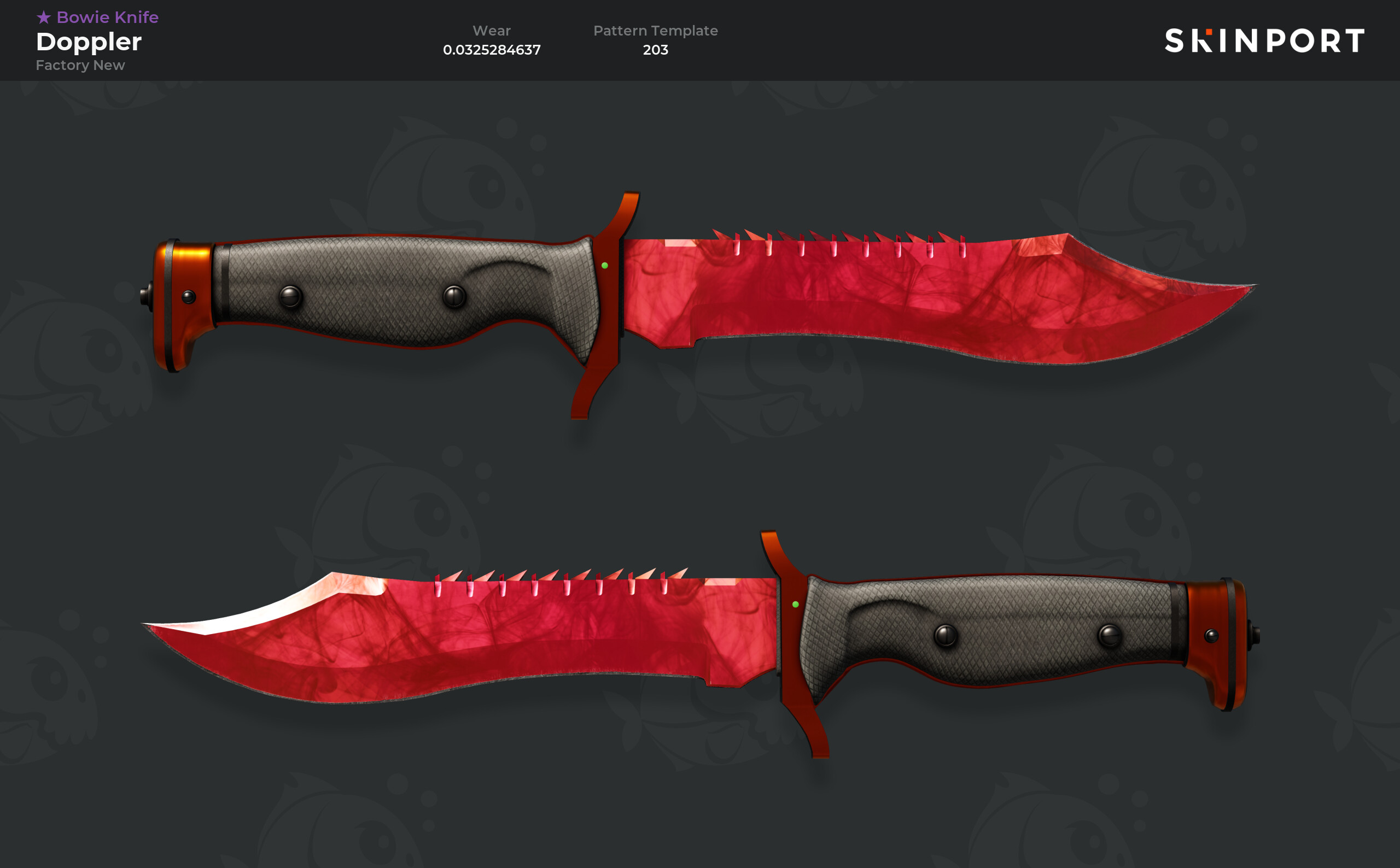 Bowie Knife | Doppler (Factory New) - Counter-Strike 2 - Skinport
