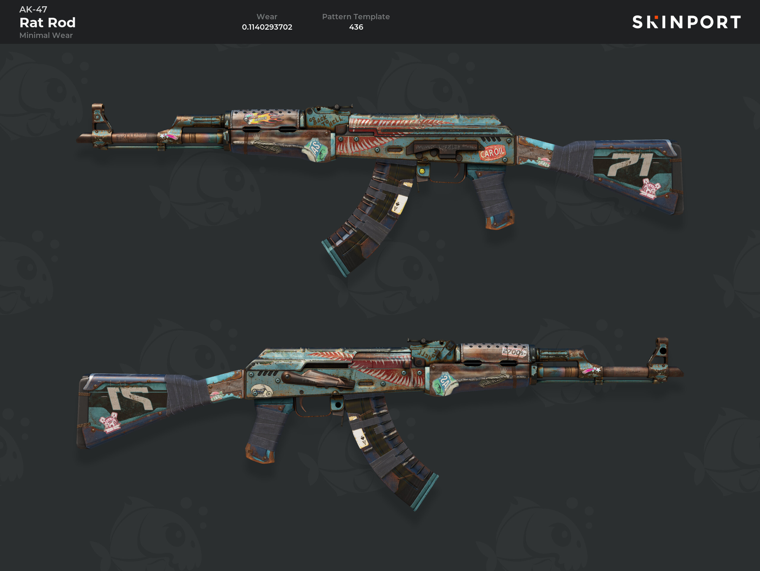 AK-47 | Rat Rod (Minimal Wear) - Counter-Strike 2 - Skinport