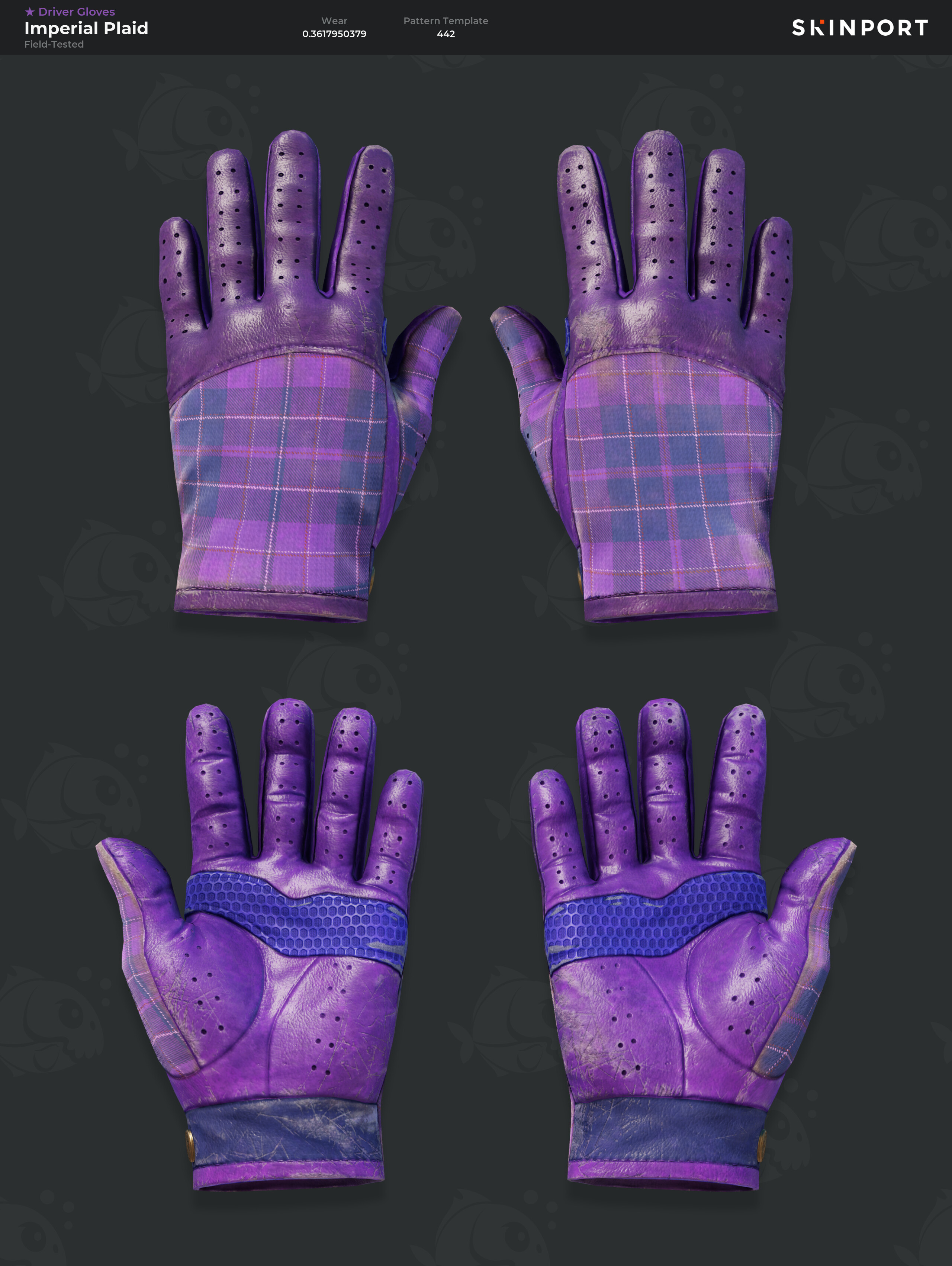 Driver Gloves | Imperial Plaid (Field-Tested) - Counter-Strike 2 - Skinport