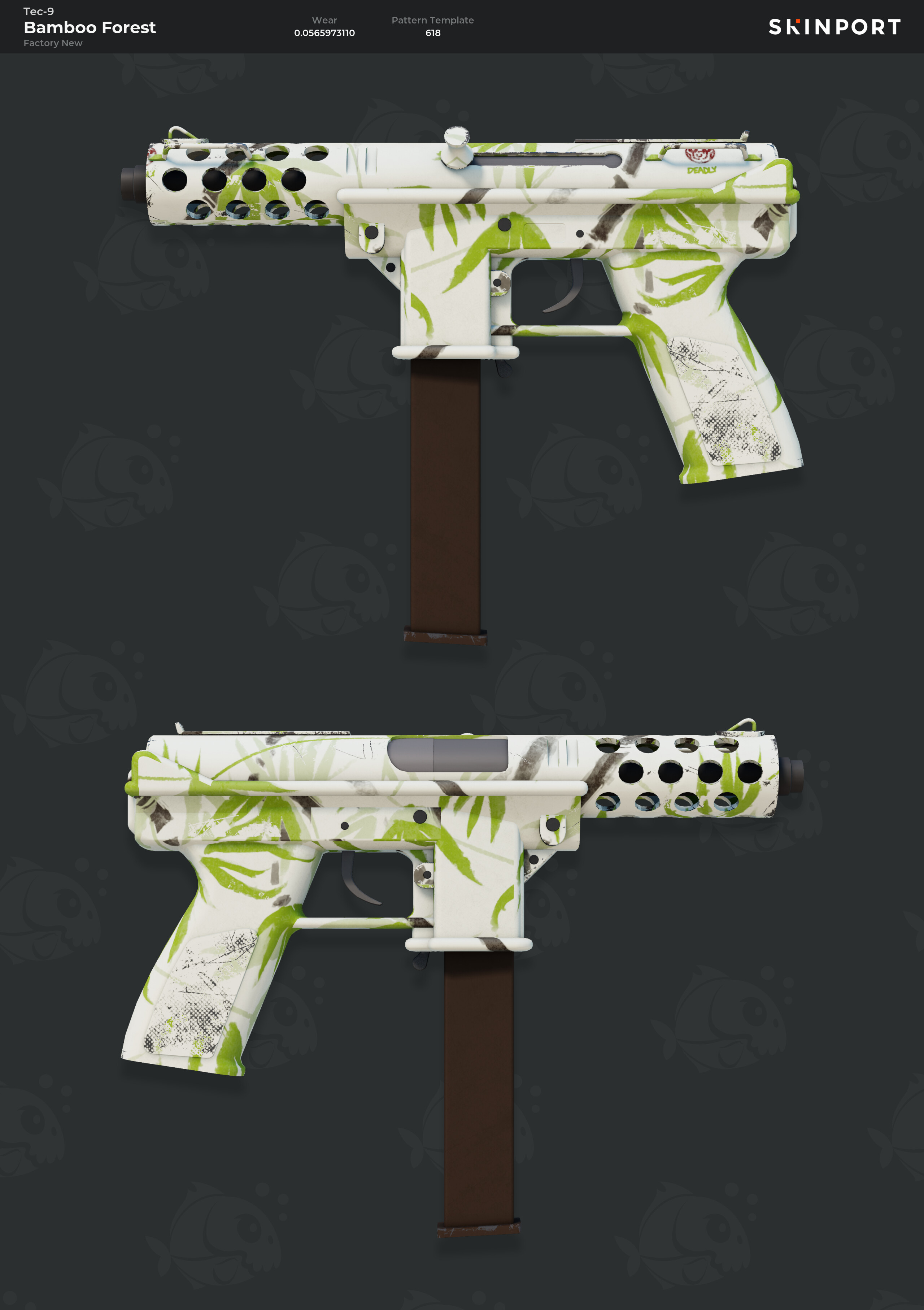 Tec-9 | Bamboo Forest (Factory New) - Counter-Strike 2 - Skinport