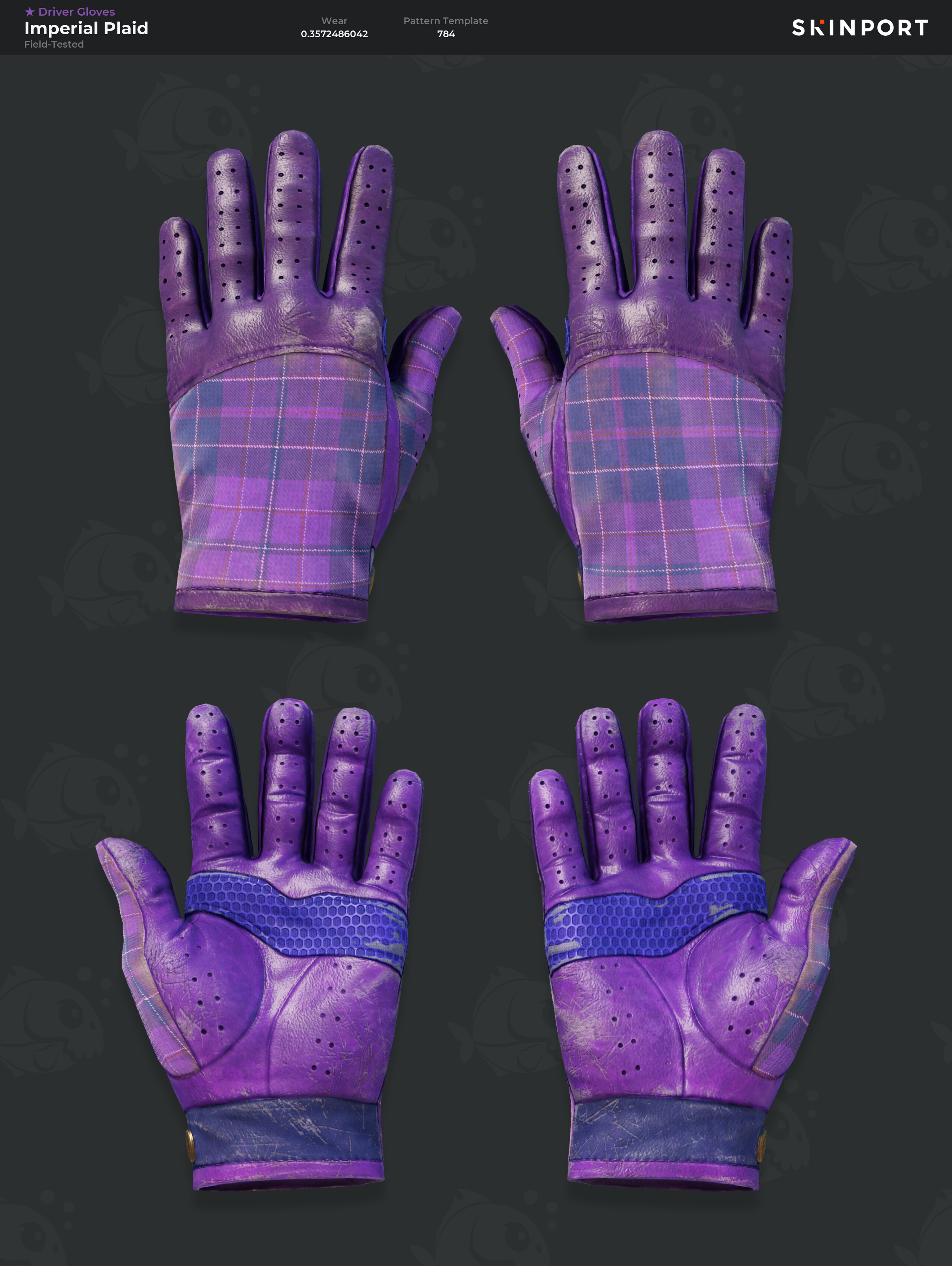 Driver Gloves | Imperial Plaid (Field-Tested) - Counter-Strike 2 - Skinport