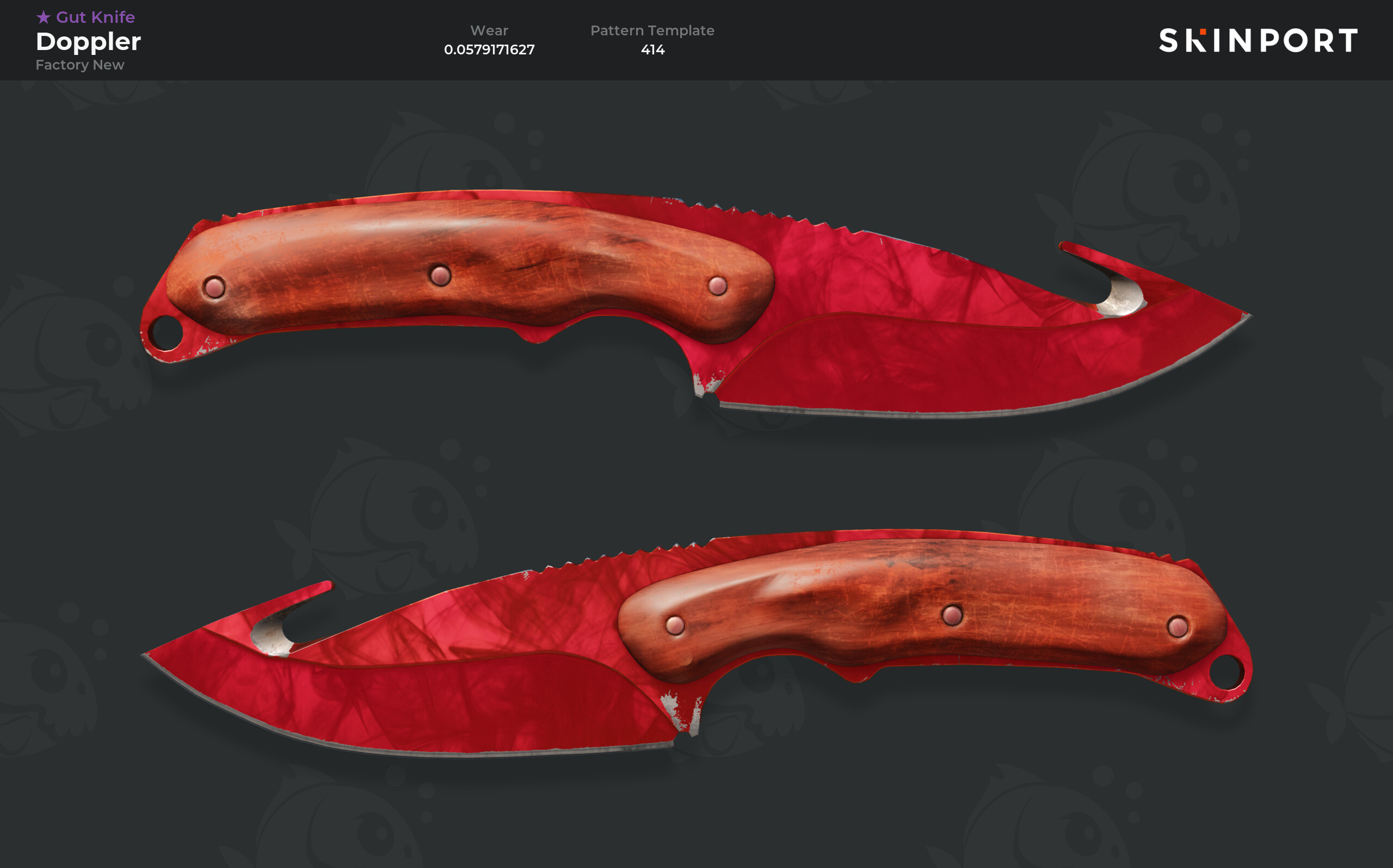 Gut Knife | Doppler (Factory New) - Counter-Strike 2 - Skinport
