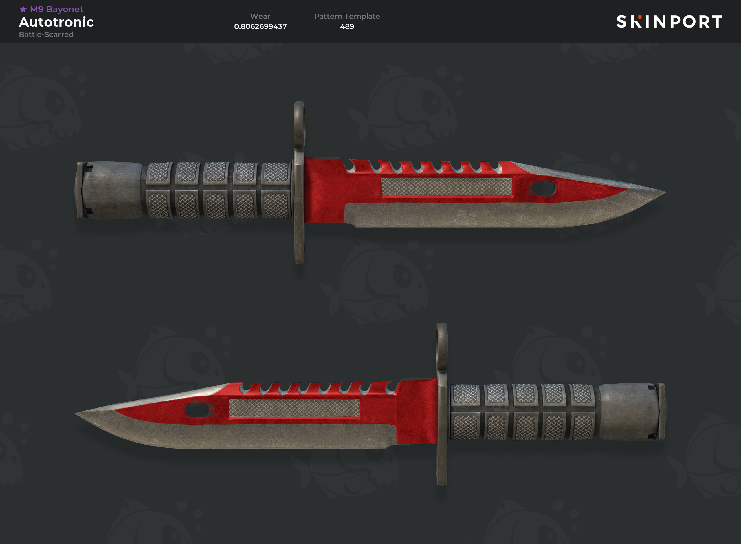 M9 Bayonet | Autotronic (Battle-Scarred) - Counter-Strike 2 - Skinport
