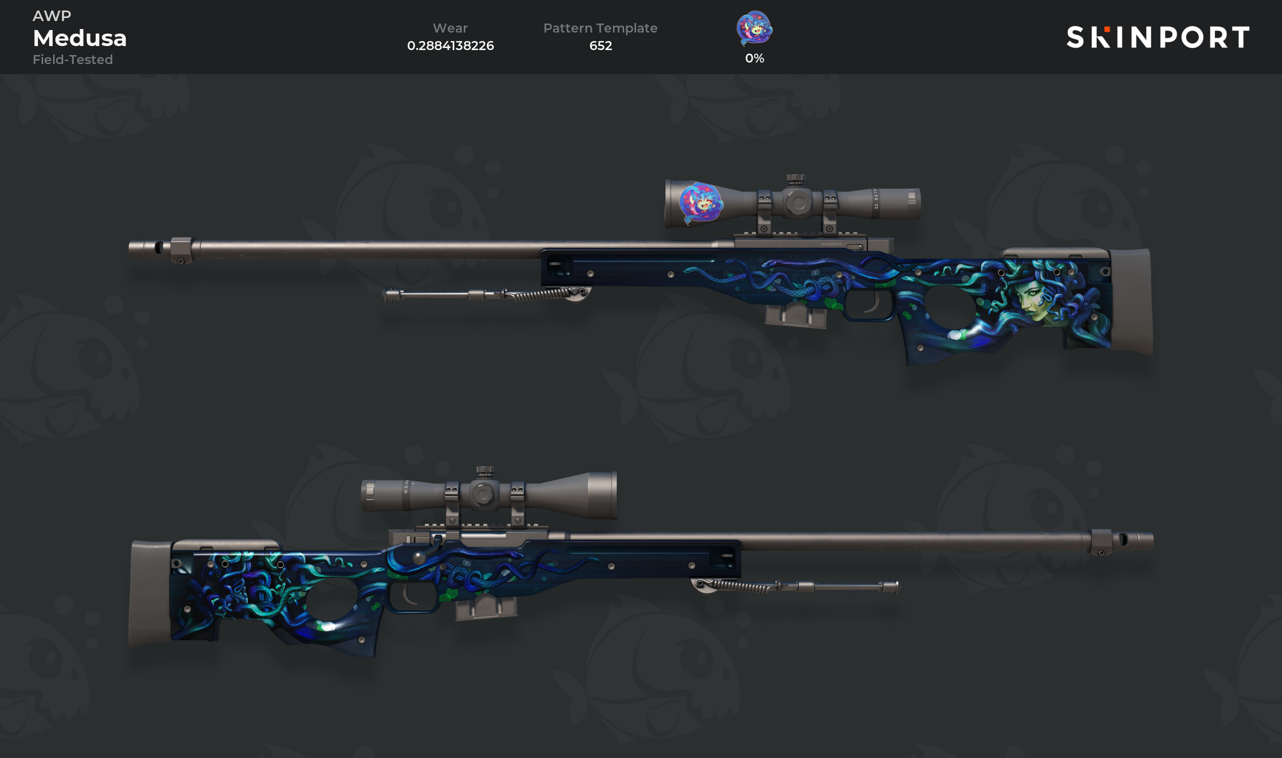 AWP | Medusa (Field-Tested) - Counter-Strike 2 - Skinport