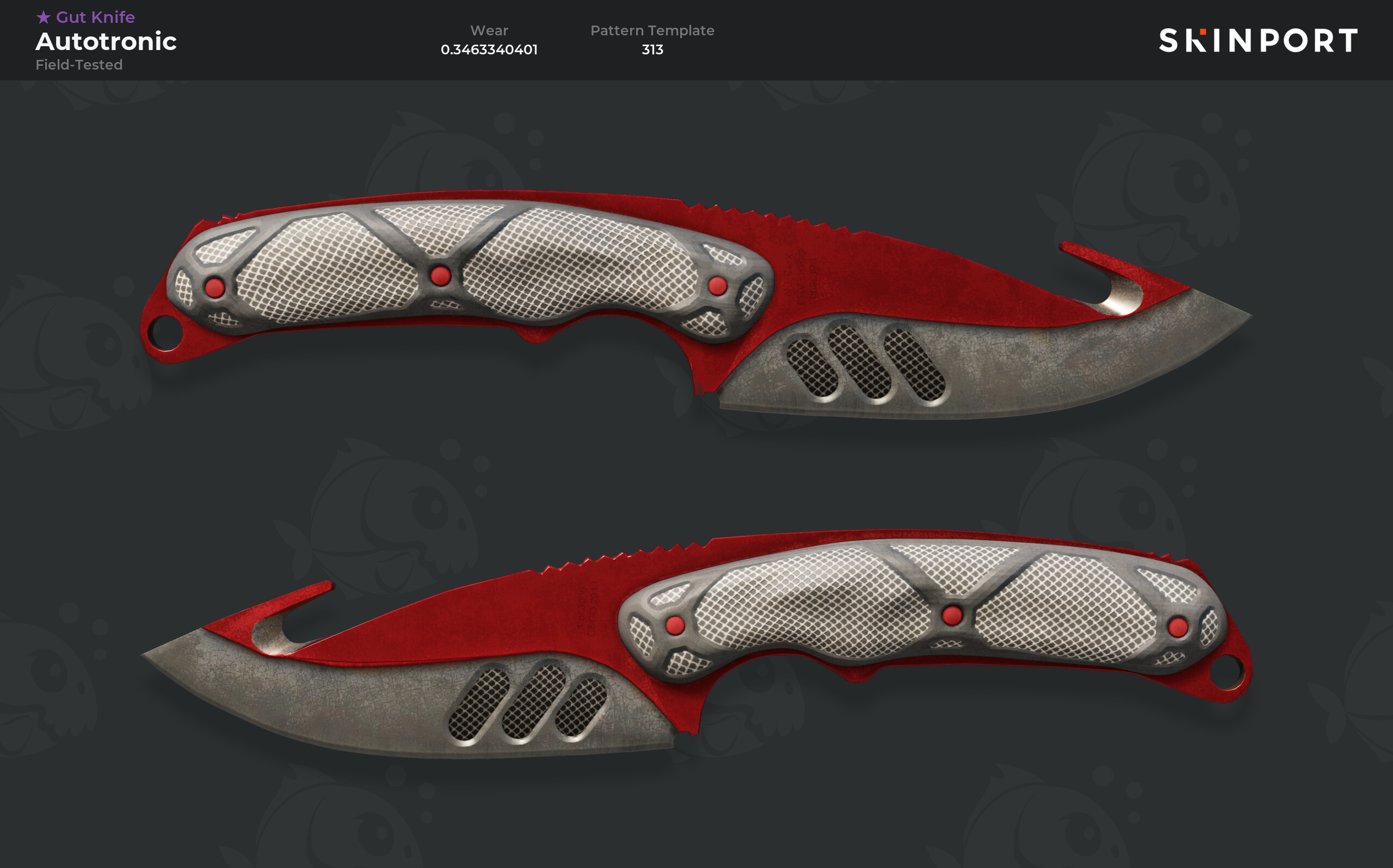 Gut Knife | Autotronic (Field-Tested) - Counter-Strike 2 - Skinport