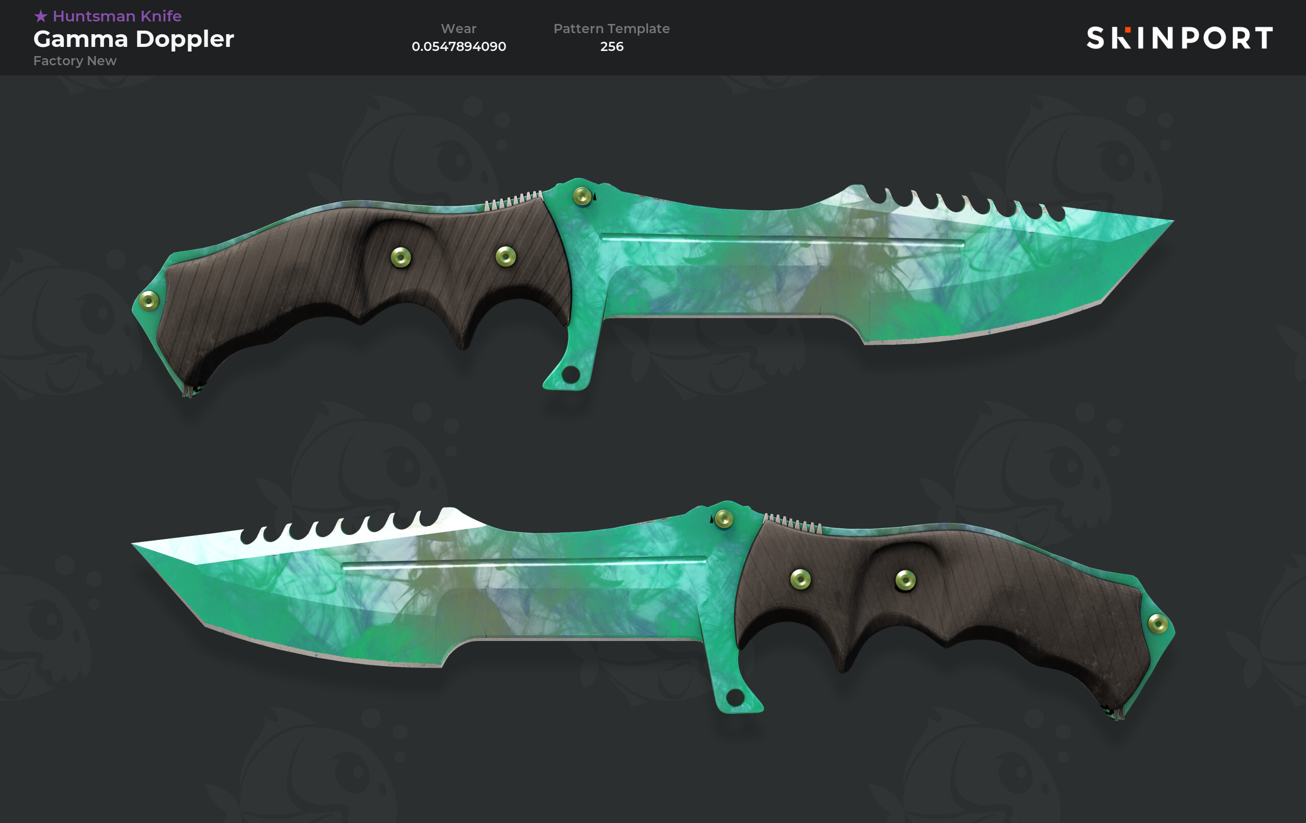Huntsman Knife | Gamma Doppler (Factory New) - Counter-Strike 2 - Skinport