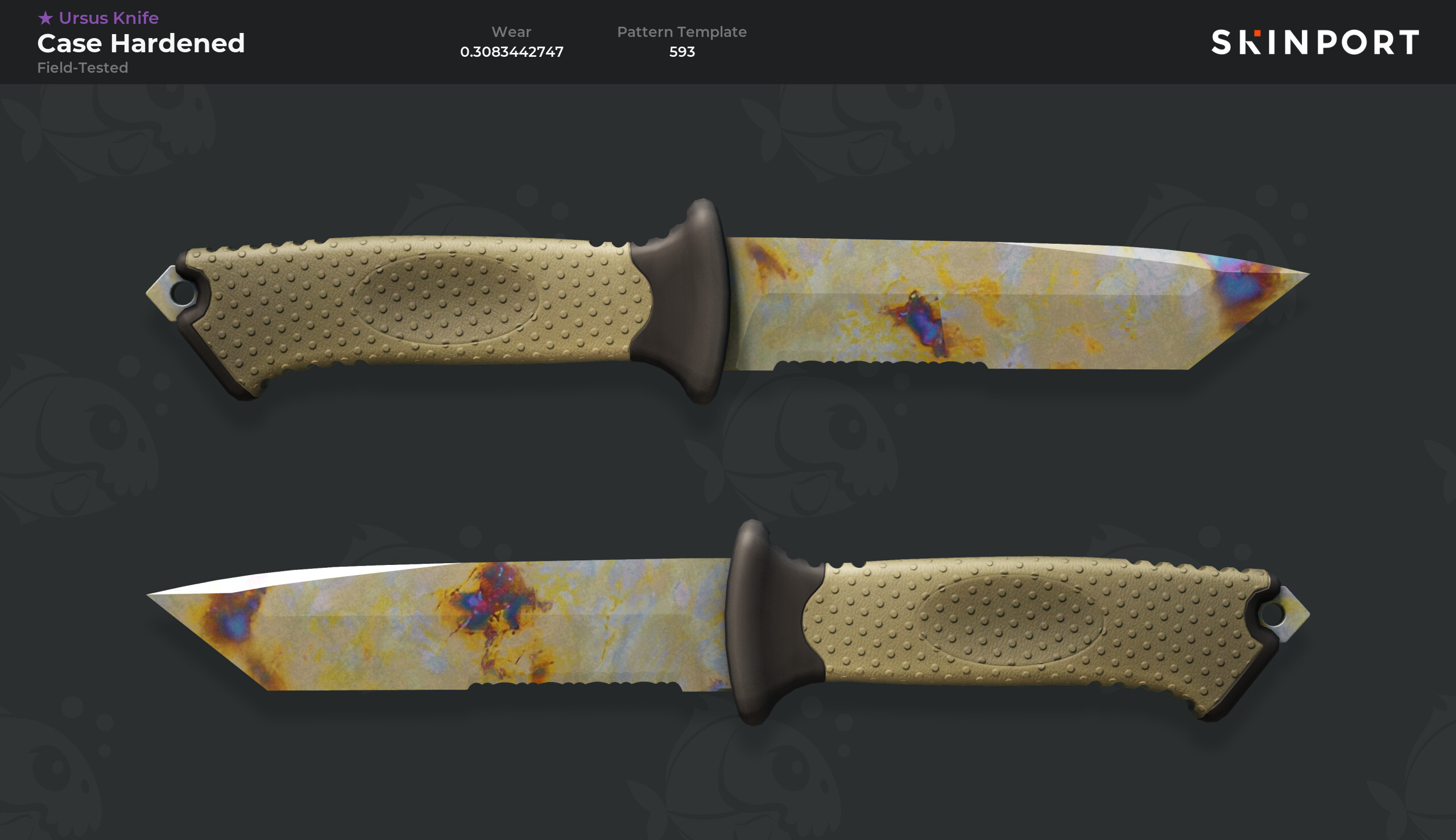 Ursus Knife | Case Hardened (Field-Tested) - Counter-Strike 2 - Skinport