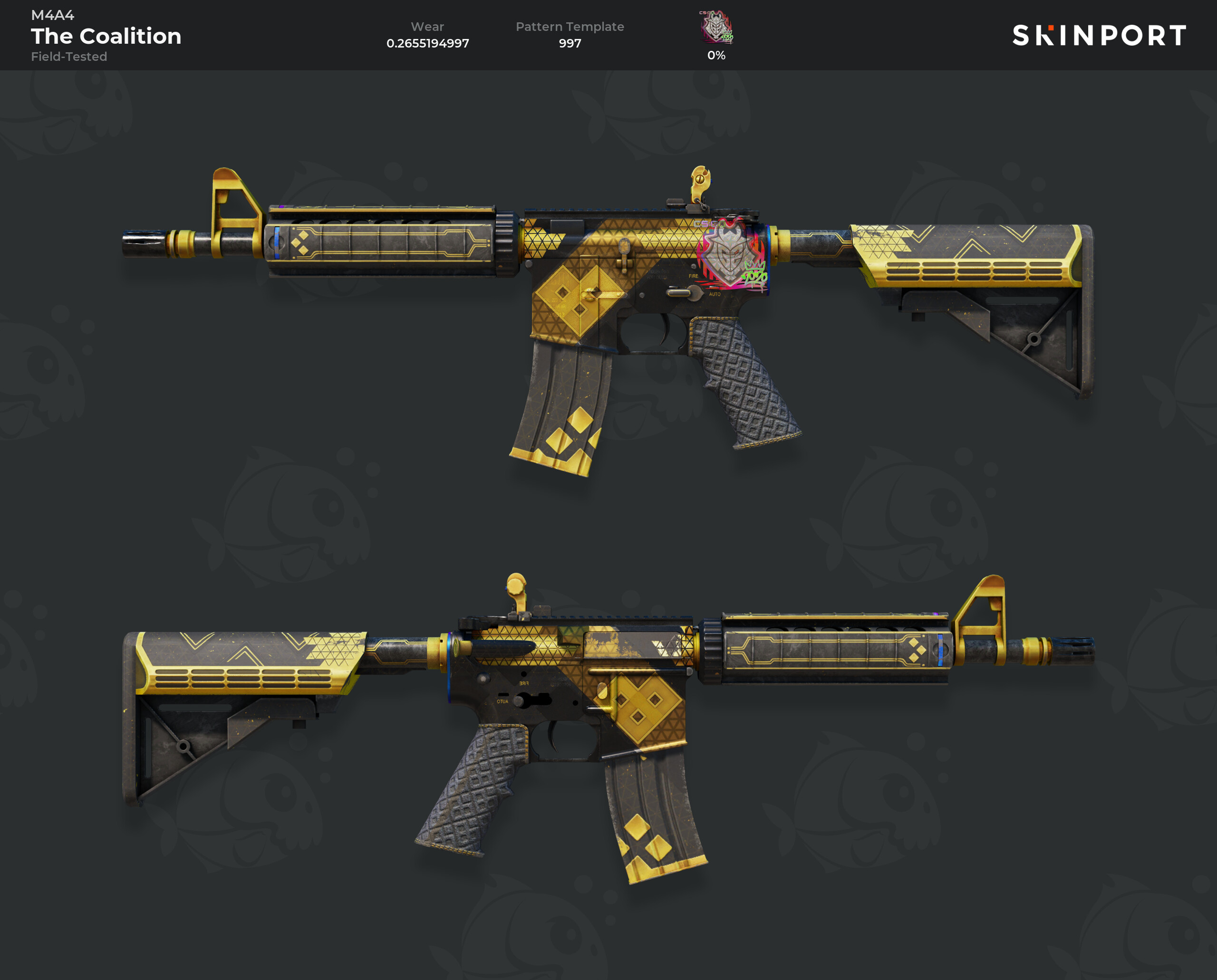 M4A4 | The Coalition (Field-Tested) - Counter-Strike 2 - Skinport