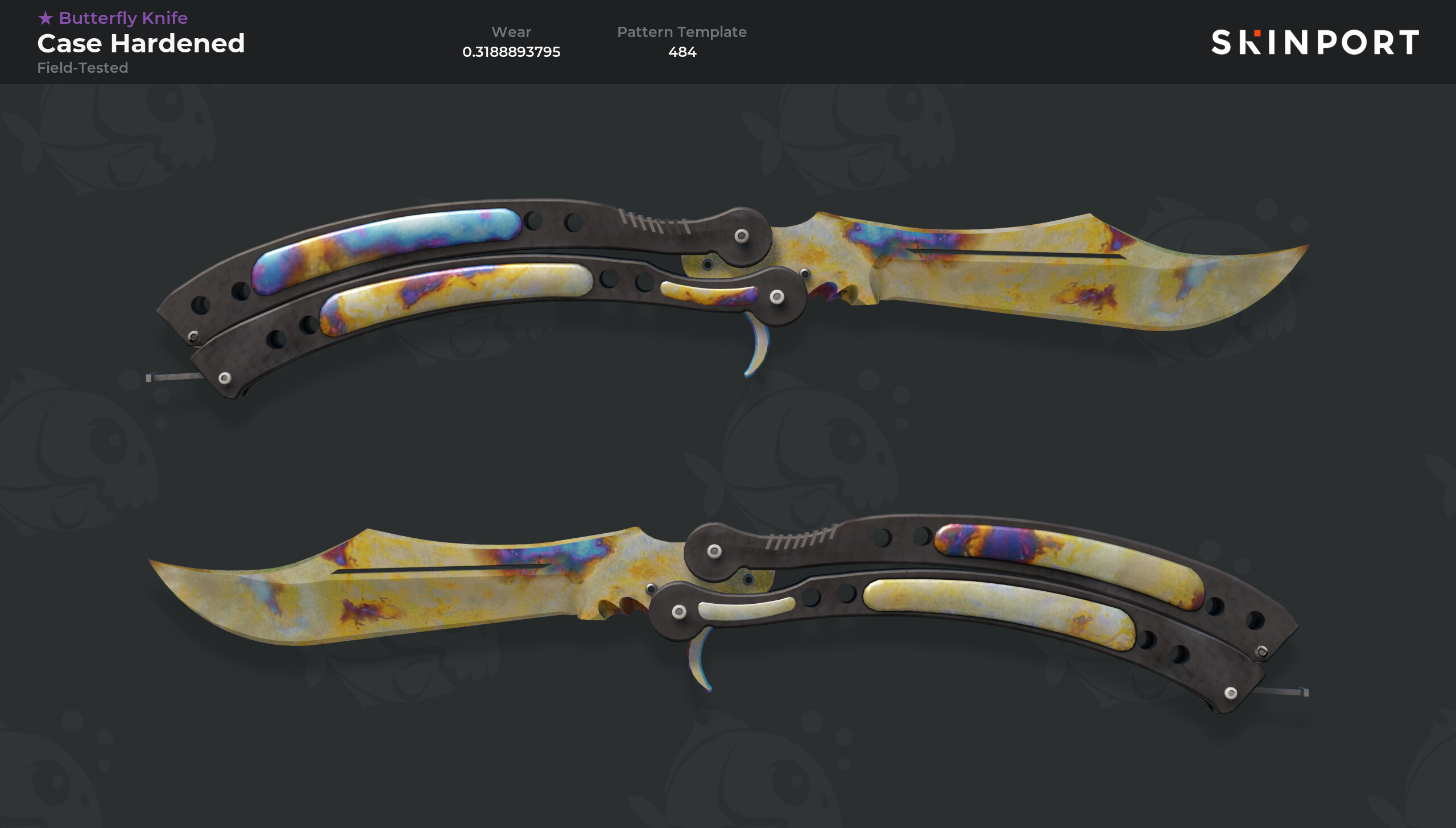 Butterfly Knife | Case Hardened (Field-Tested) - Counter-Strike 2 ...