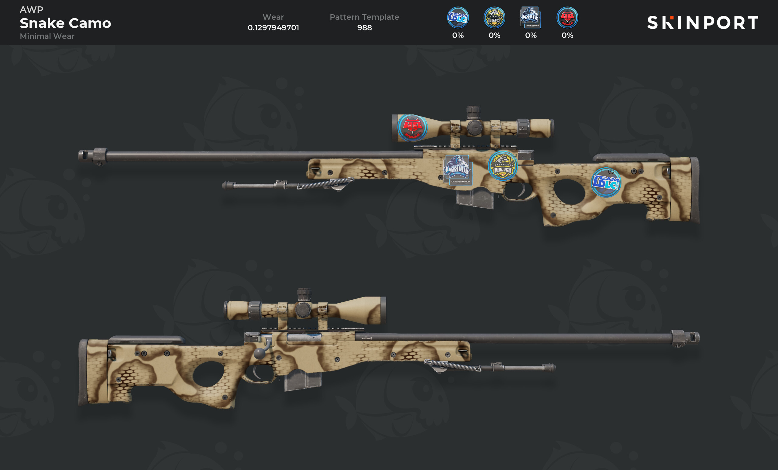 AWP | Snake Camo (Minimal Wear) - Counter-Strike 2 - Skinport