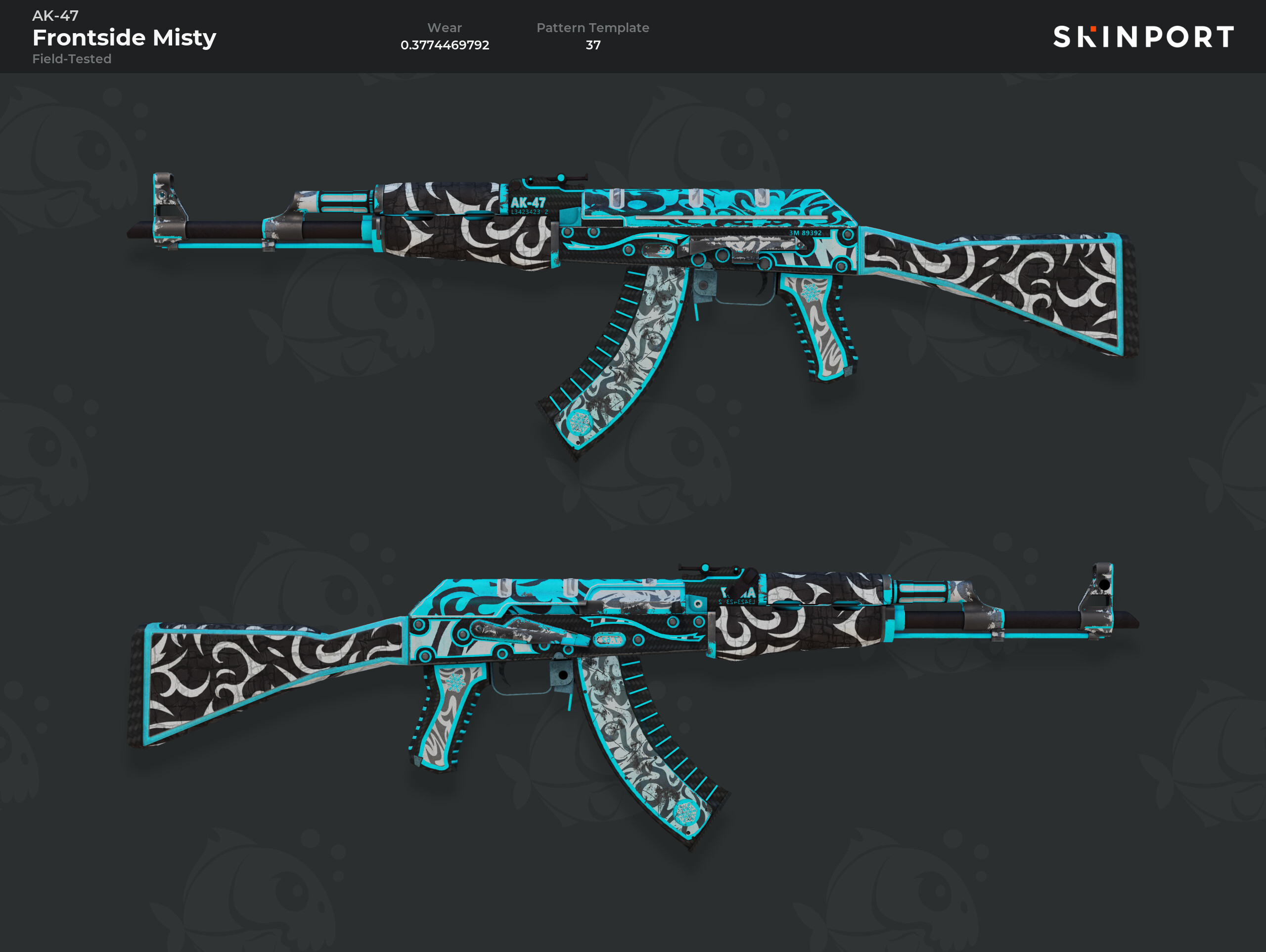 AK-47 | Frontside Misty (Field-Tested) - Counter-Strike 2 - Skinport