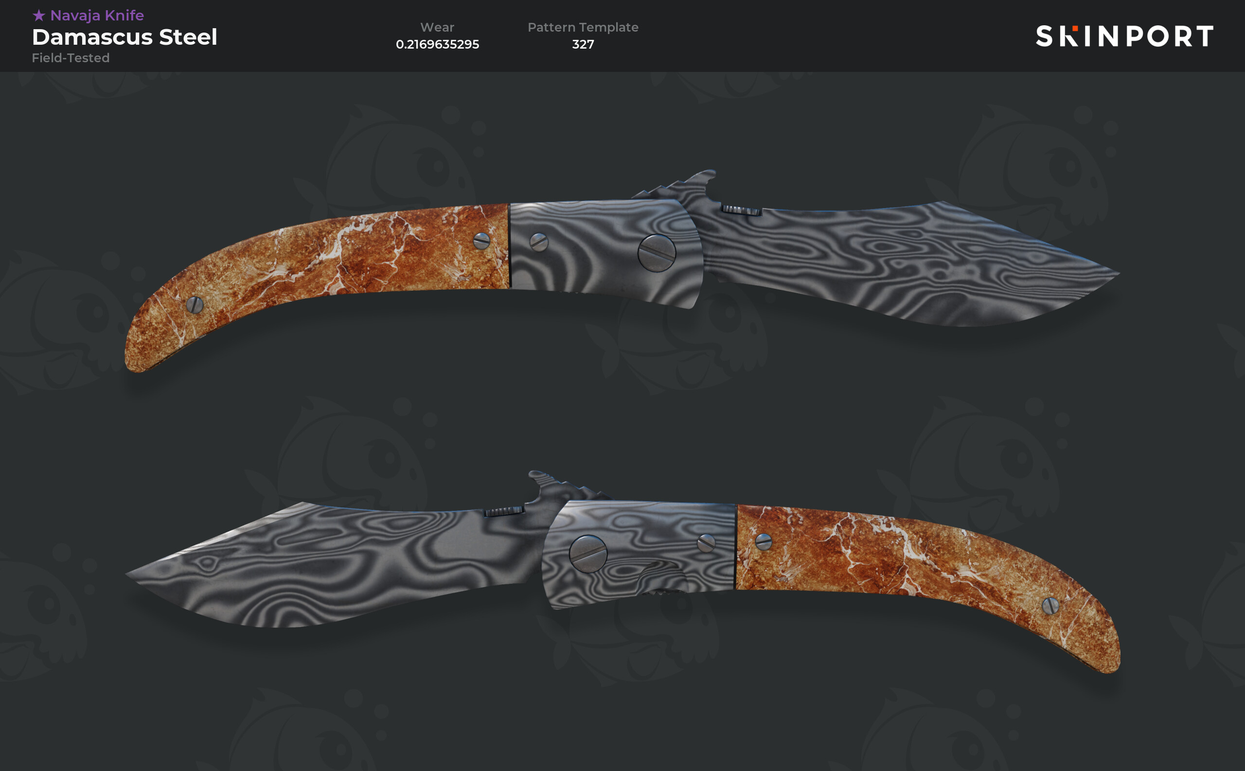 Navaja Knife | Damascus Steel (Field-Tested) - Counter-Strike 2 - Skinport