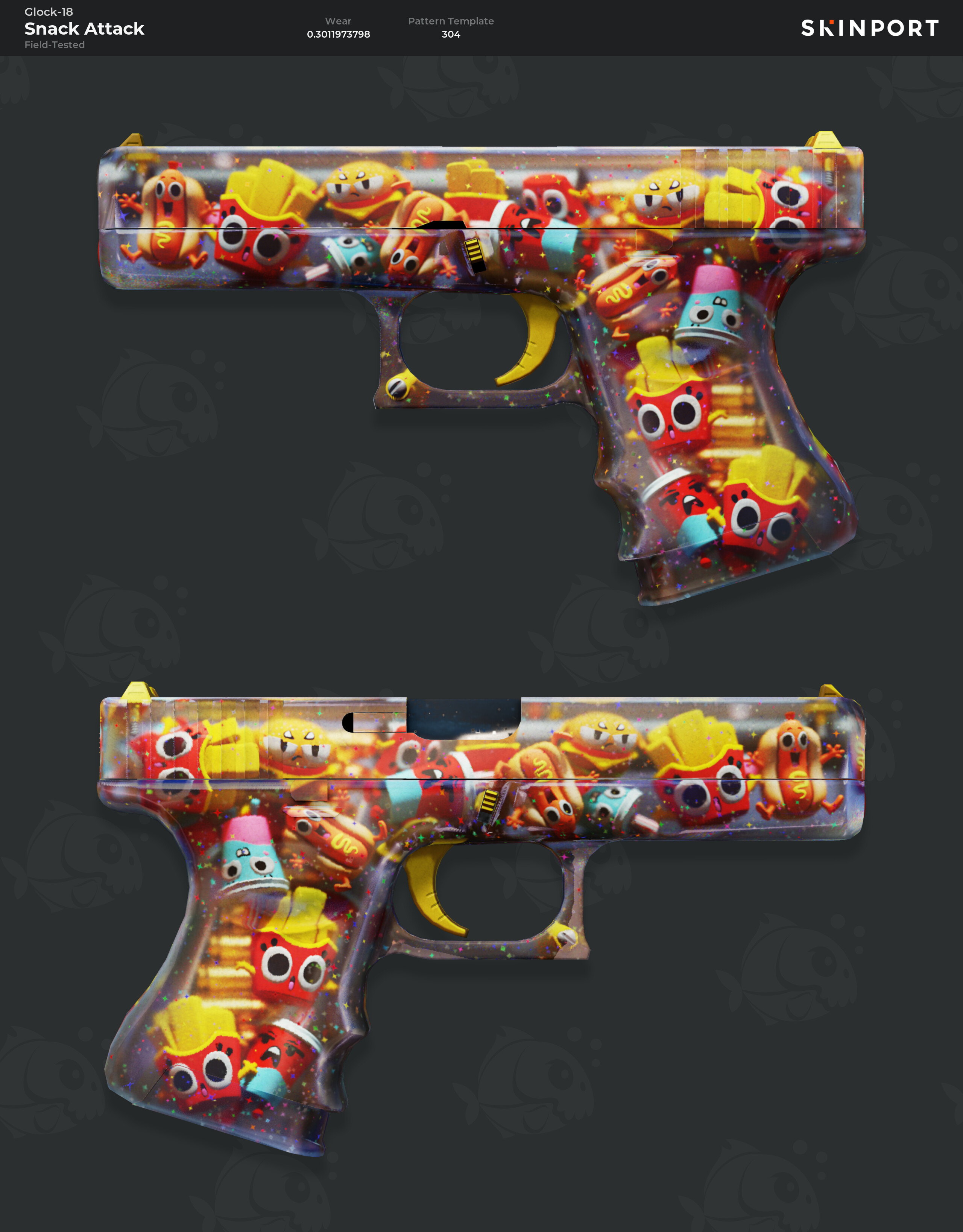 Glock-18 | Snack Attack (Field-Tested) - Counter-Strike 2 - Skinport