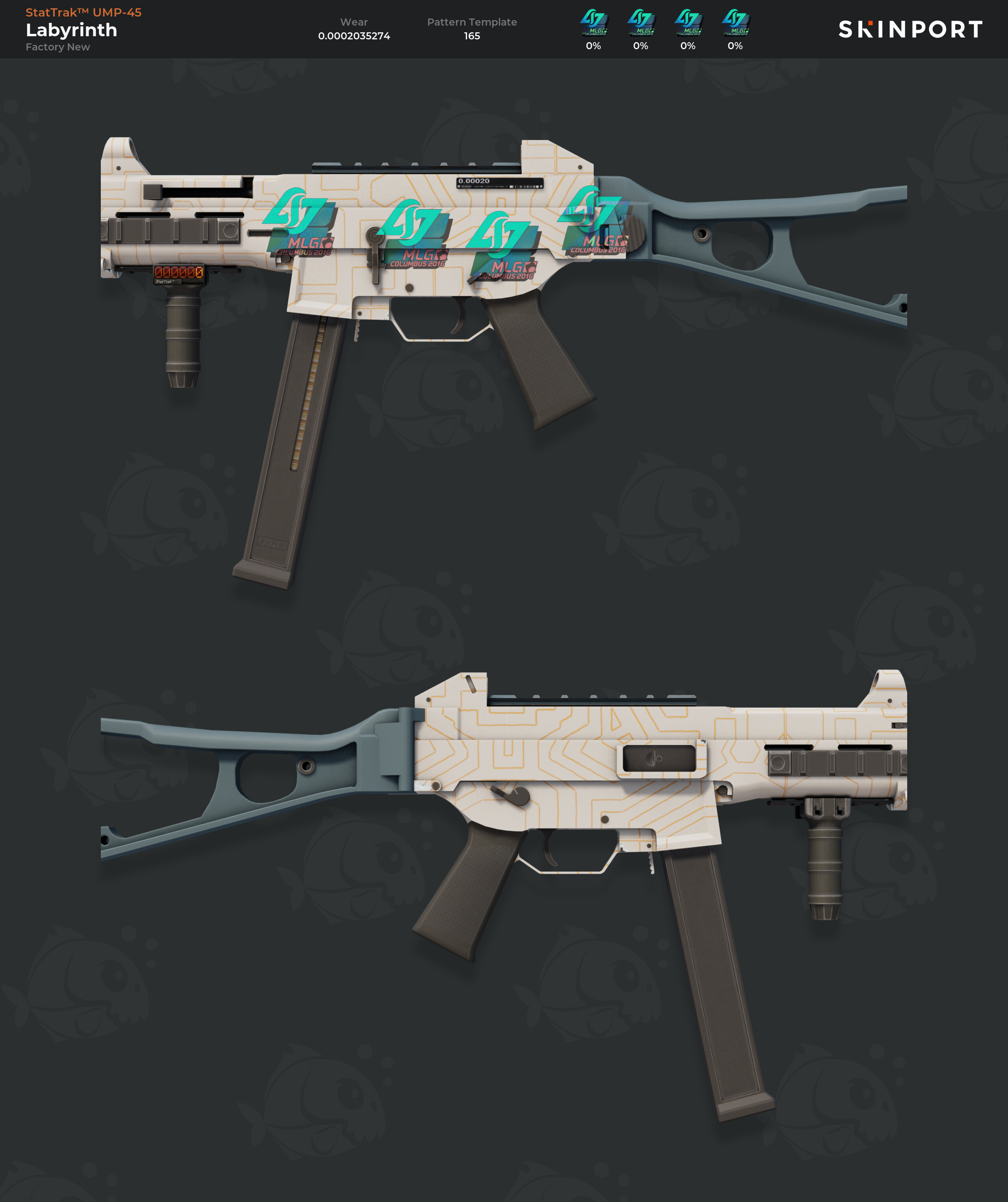 StatTrak™ UMP-45 | Labyrinth (Factory New) - Counter-Strike 2 - Skinport