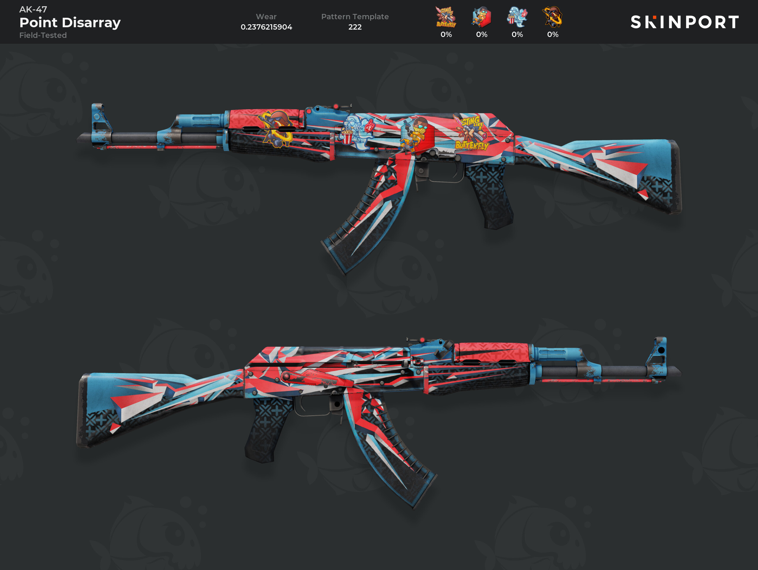 Купить AK-47 | Point Disarray (Field-Tested) - цена 1093.46 ₽ RUB ...