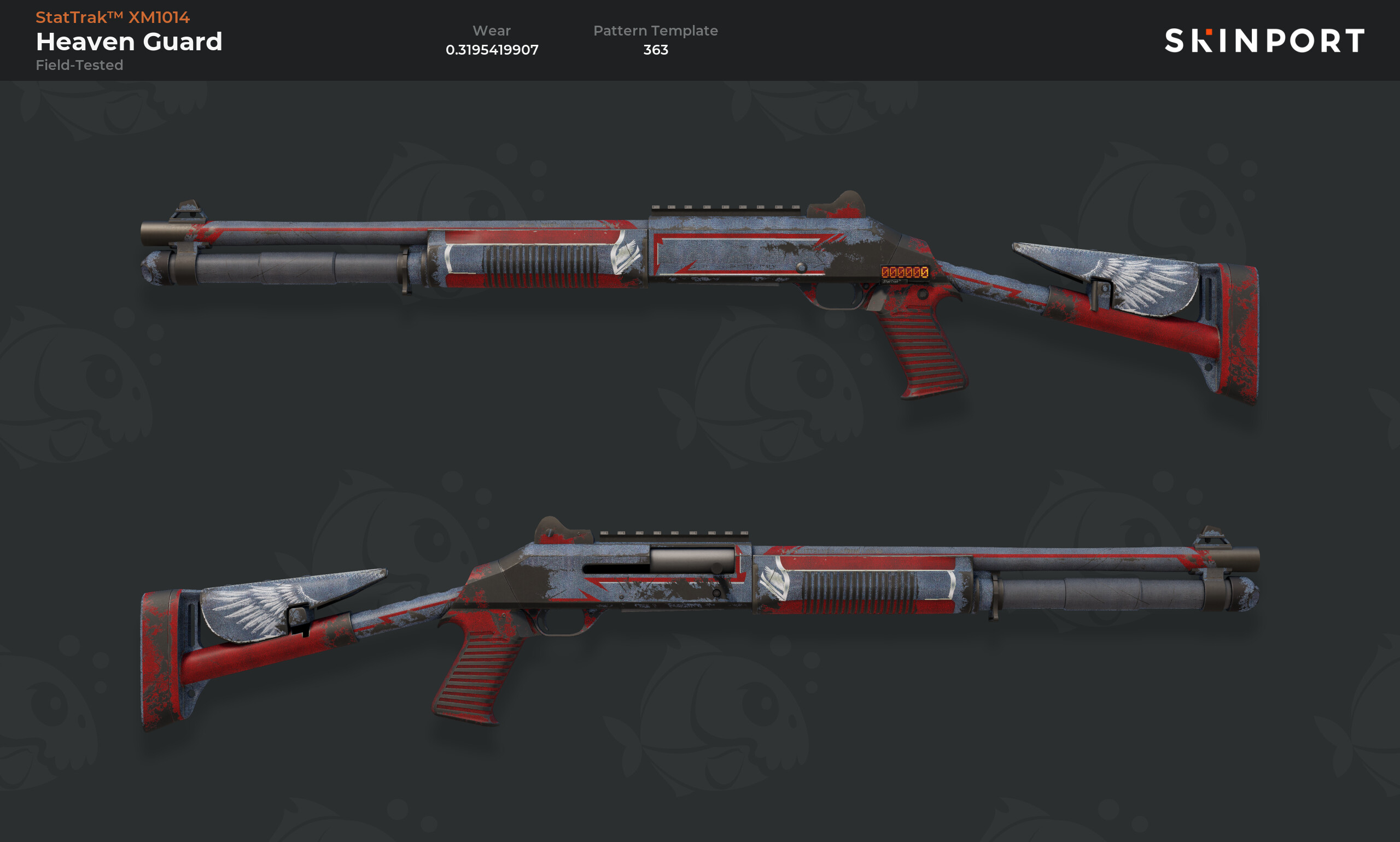 Купить StatTrak™ XM1014 | Heaven Guard (Field-Tested) - цена 1318.36 ...