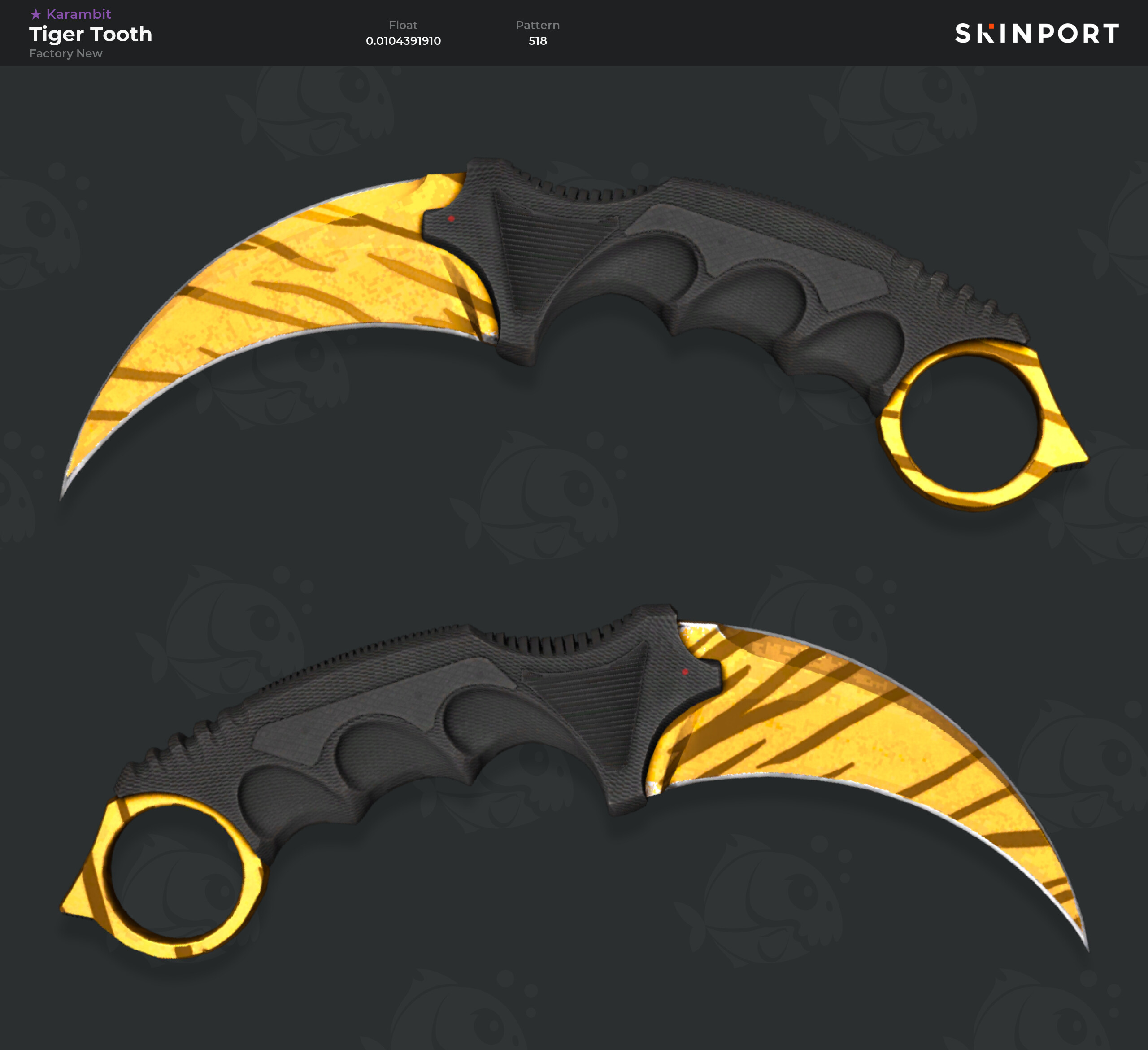[PC] Karambit Tiger Tooth flawless Corner : r/GlobalOffensiveTrade