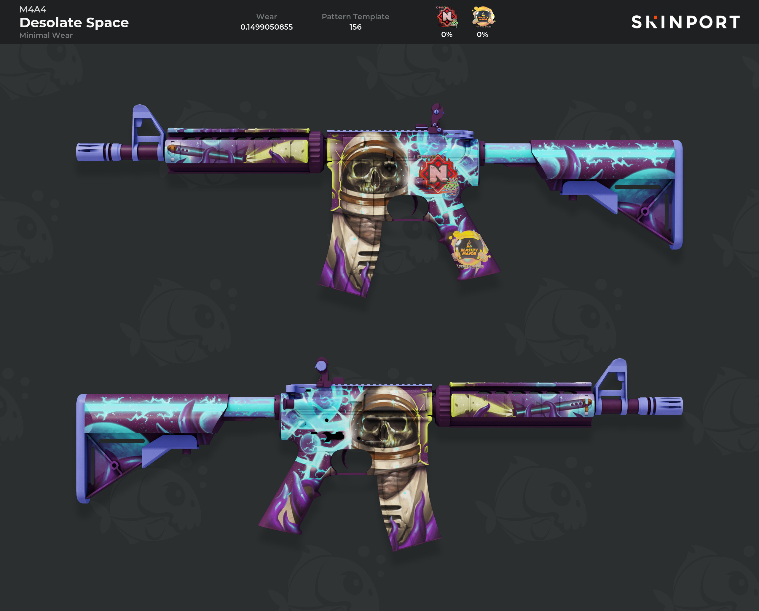 Купить M4A4 | Desolate Space (Minimal Wear) - цена 12.11 $ USD | Купить ...