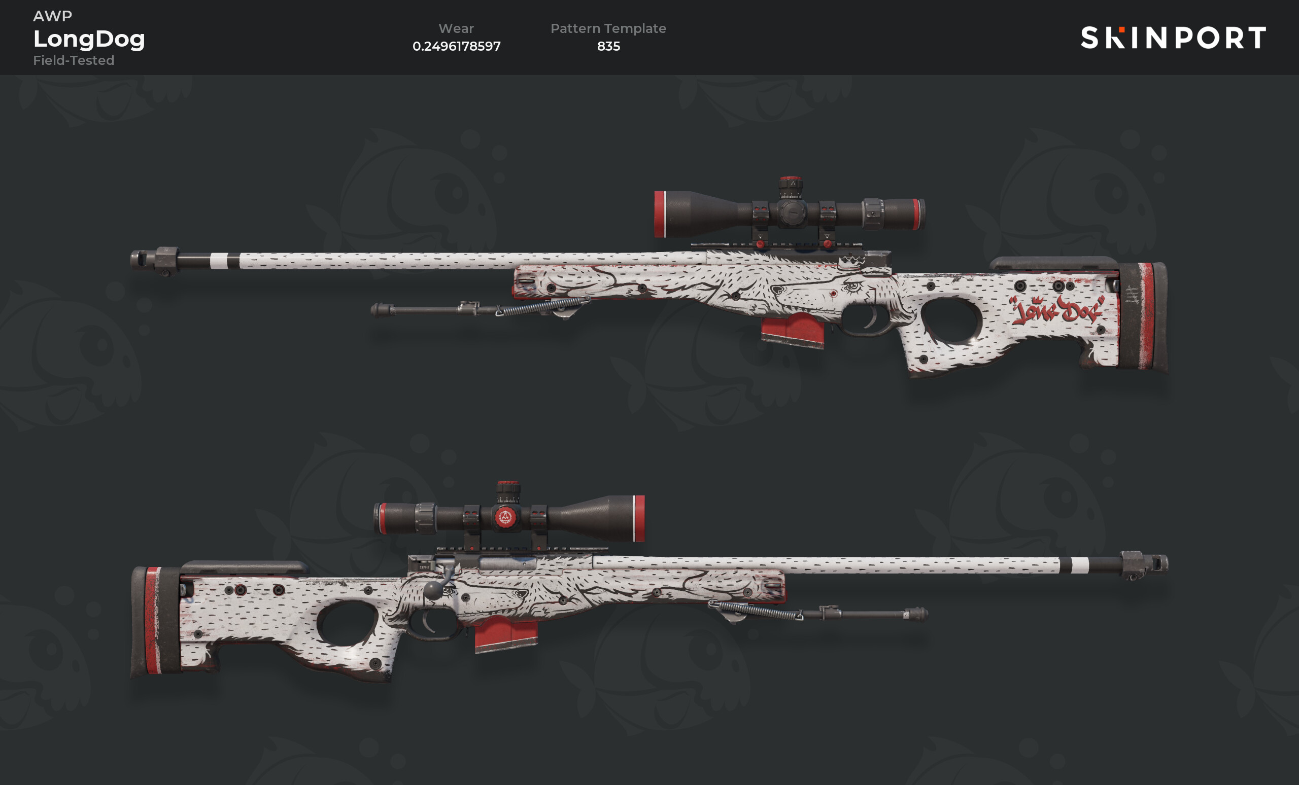 Купить AWP | LongDog (Field-Tested) - цена 237.48 $ USD | Купить скины ...