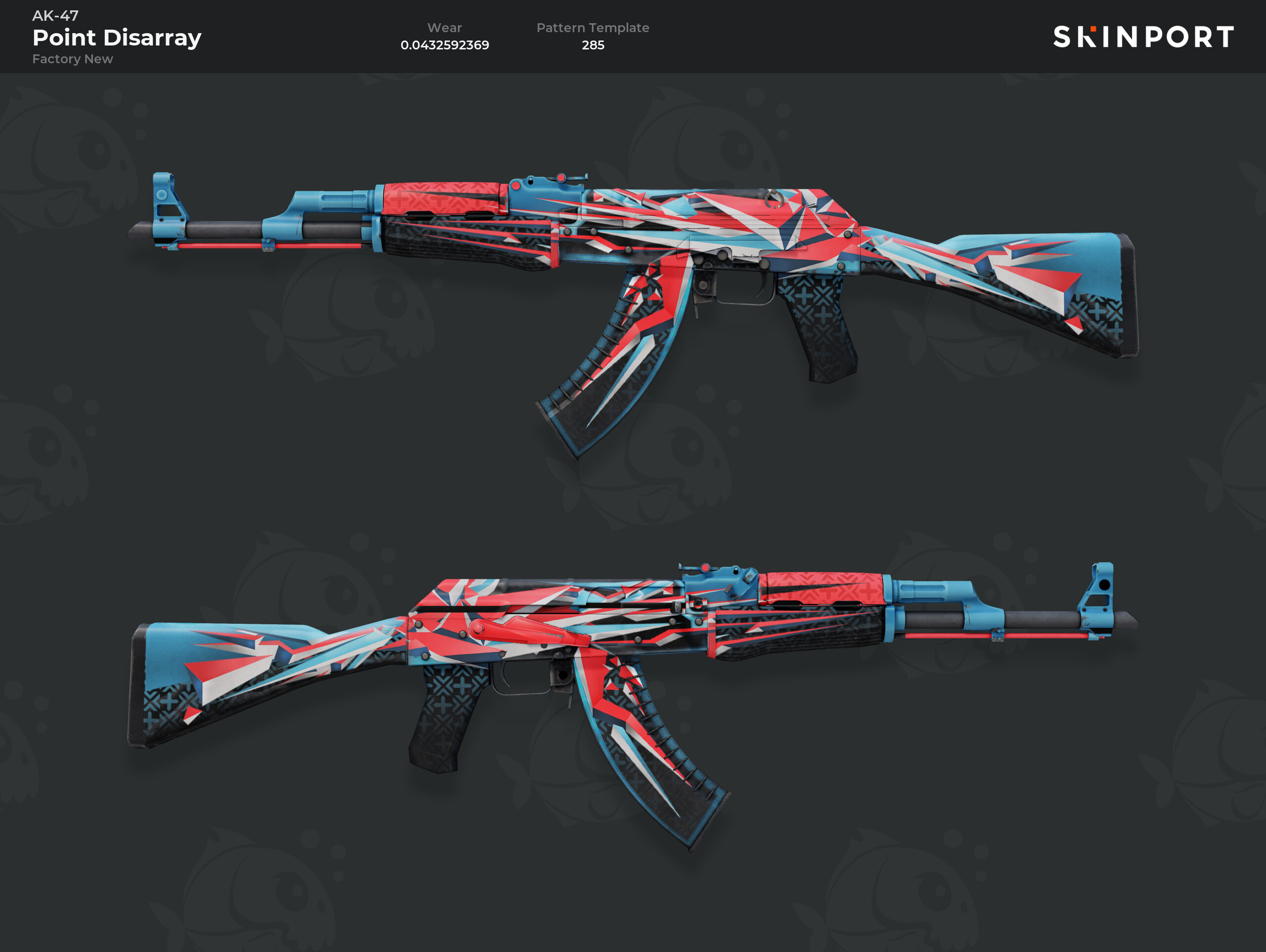 Купить AK-47 | Point Disarray (Factory New) - цена 38.35 $ USD | Купить ...