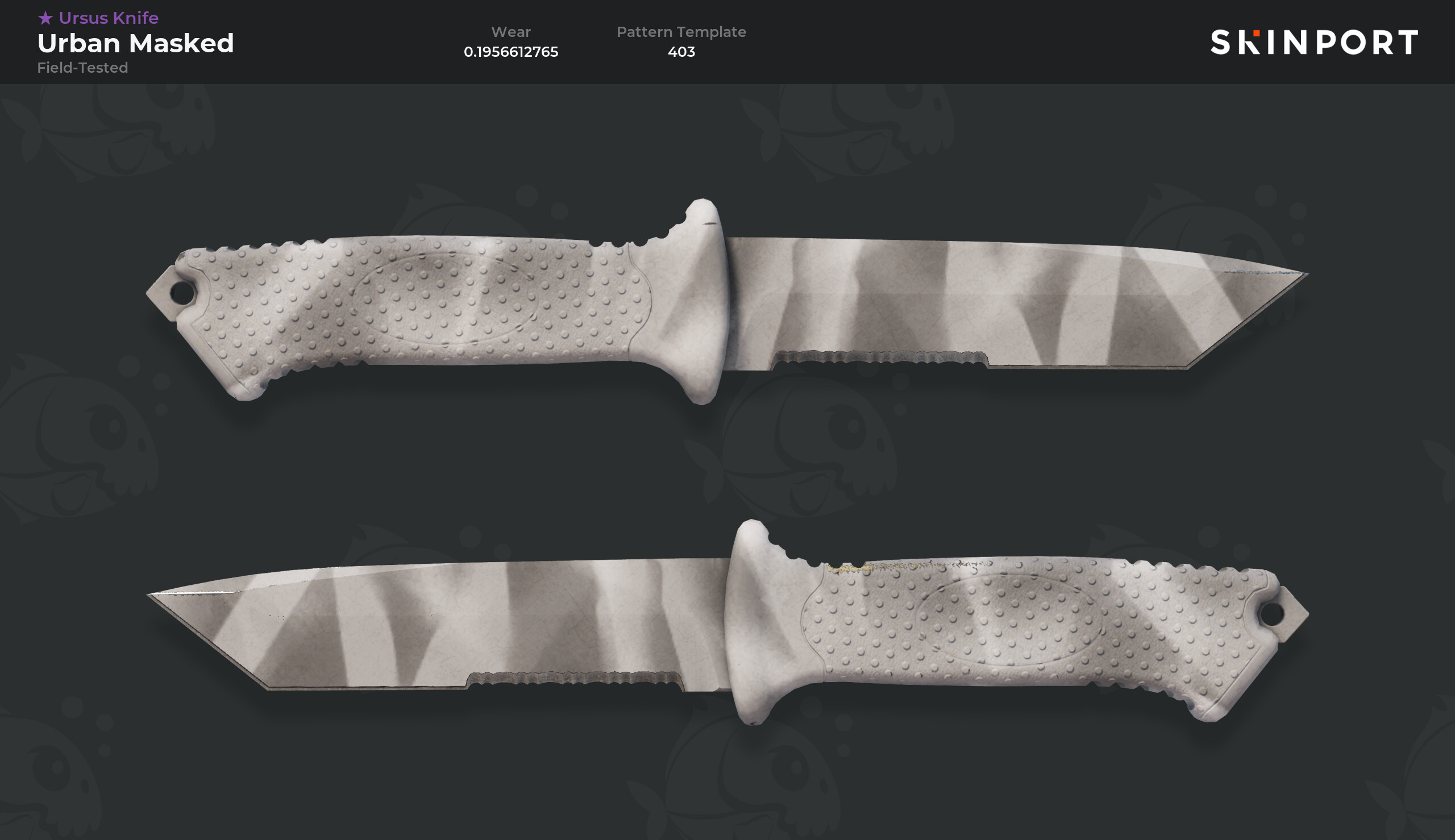 Купить ★ Ursus Knife | Urban Masked (Field-Tested) - цена 13326.54 ...