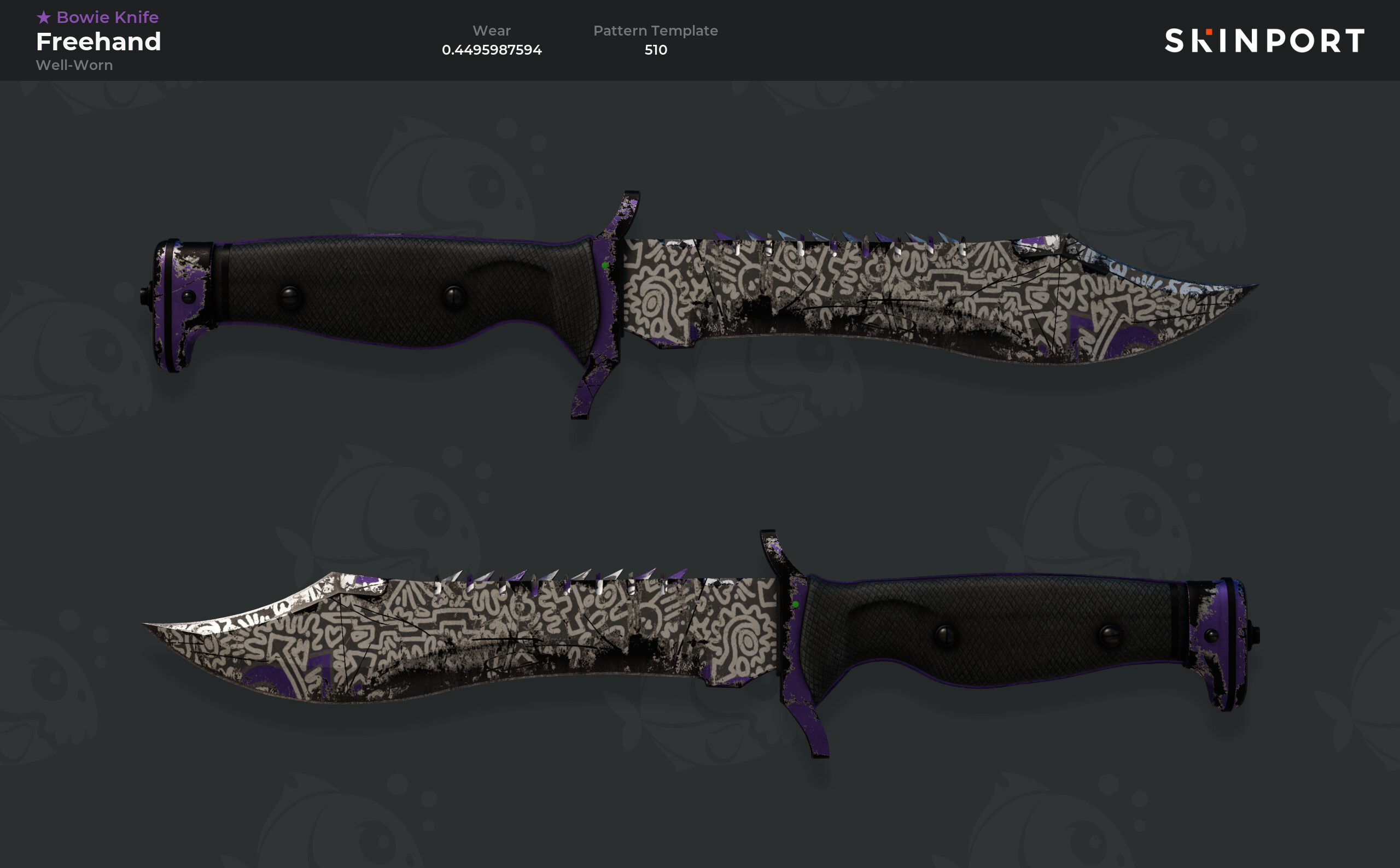 Купить ★ Bowie Knife | Freehand (Well-Worn) - цена 11829.95 ₽ RUB ...