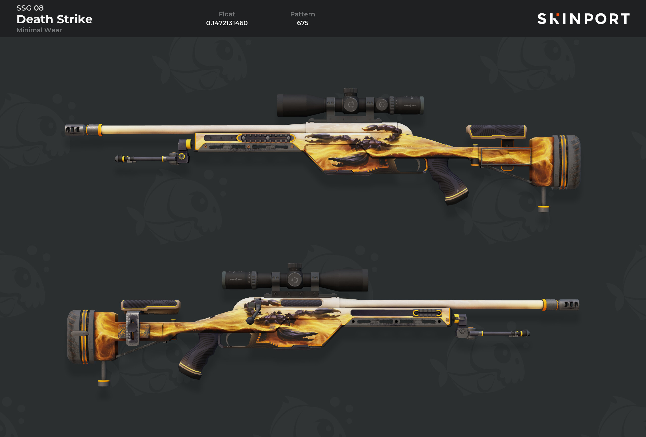 SSG 08 | Death Strike (Minimal Wear) - Counter-Strike 2 - Skinport