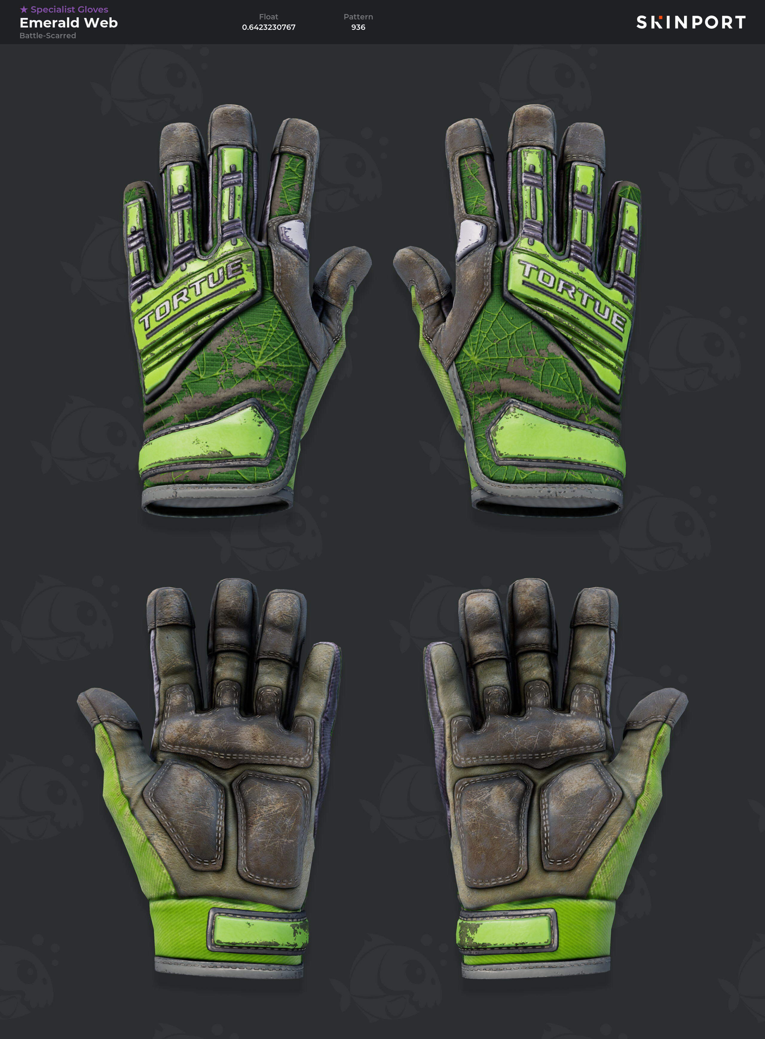 Steam Community :: Guide :: Specialist Gloves "Emerald Web" Pattern ...