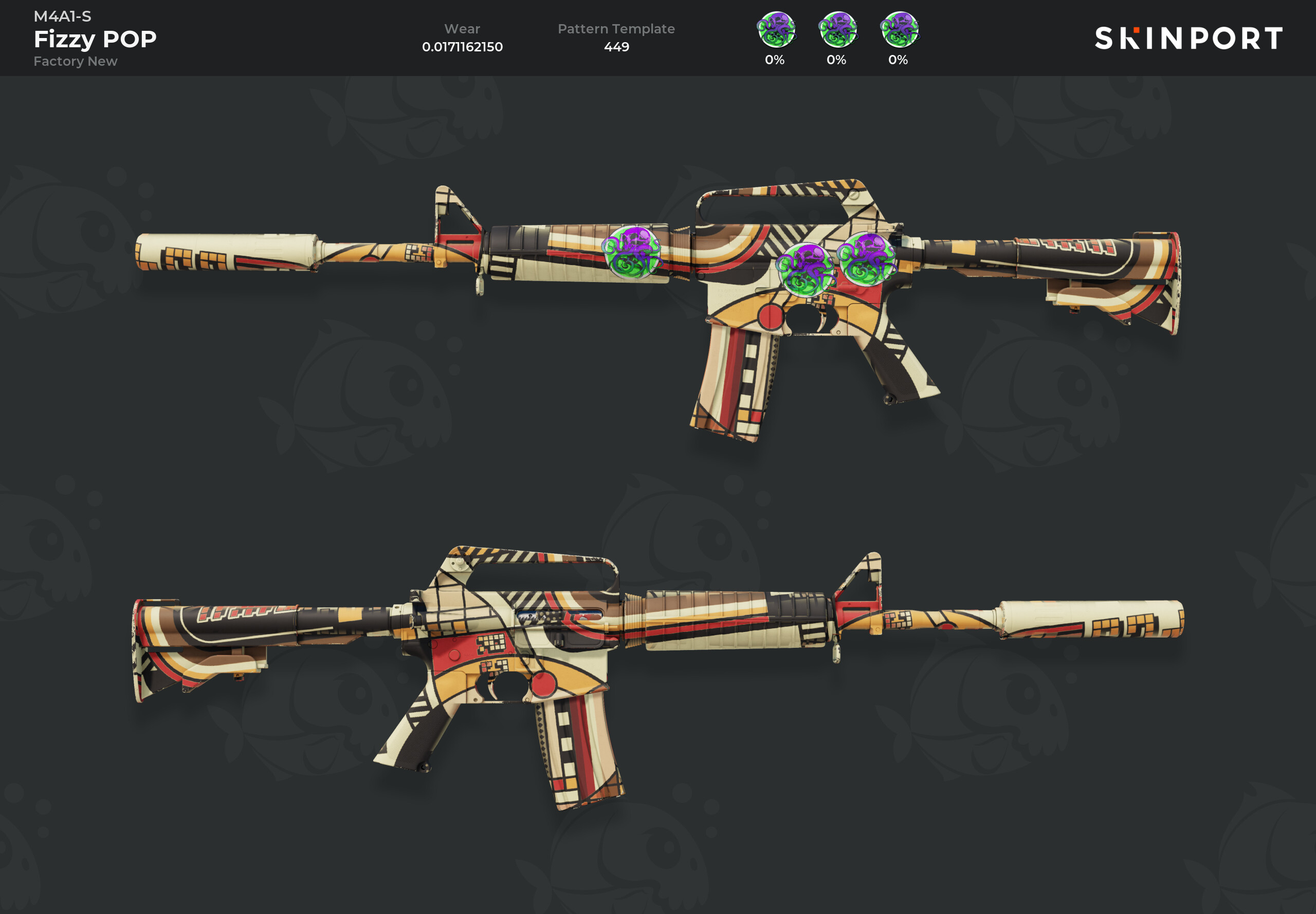 Купить M4A1-S | Fizzy POP (Factory New) - цена 2.41 $ USD | Купить ...