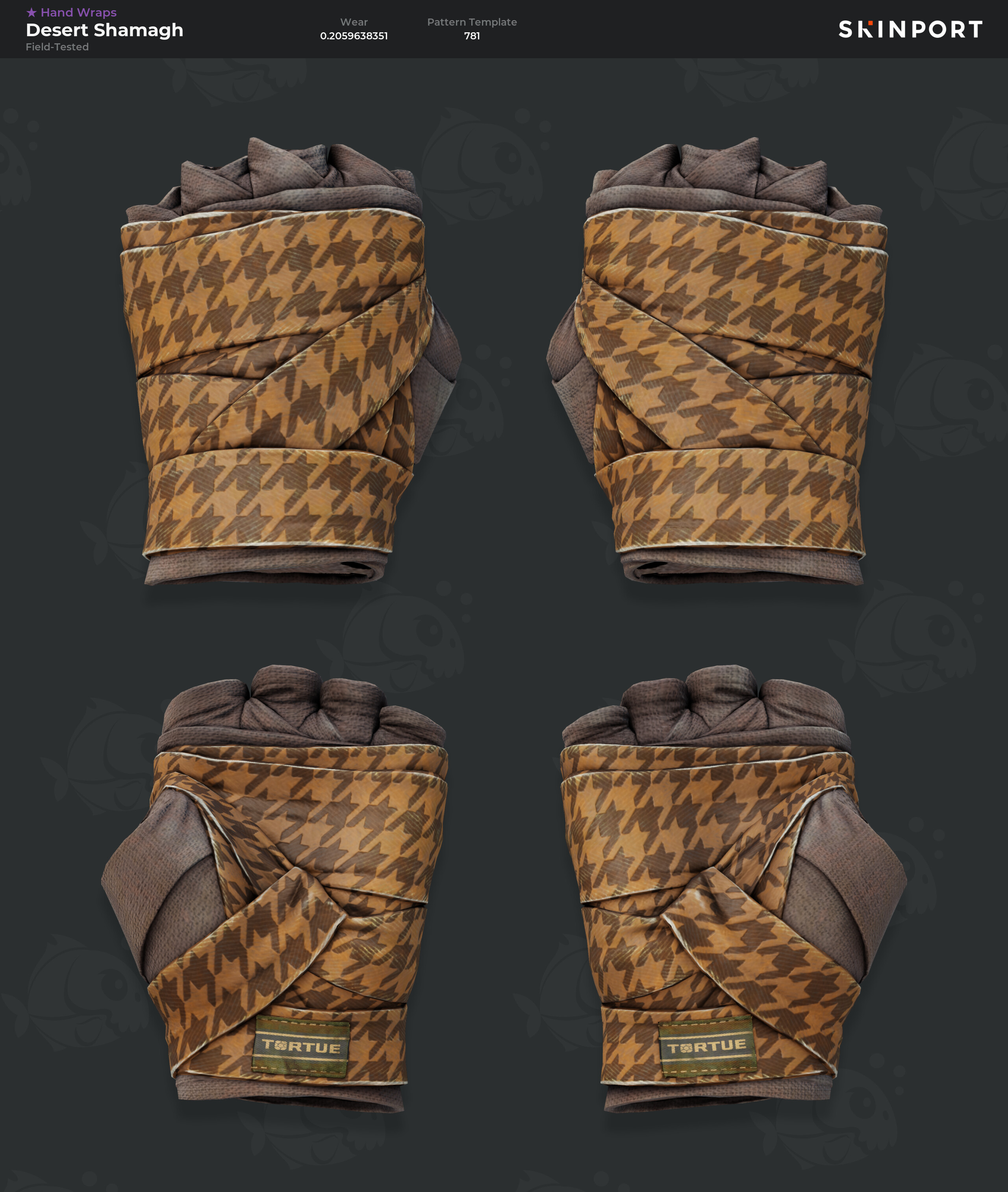 Купить ★ Hand Wraps | Desert Shamagh (Field-Tested) - цена 96.22 $ USD ...