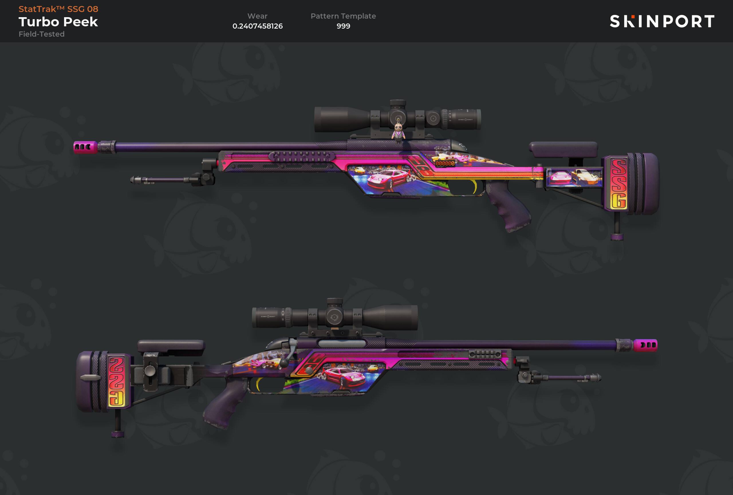 Купить StatTrak™ SSG 08 | Turbo Peek (Field-Tested) - цена 1915.98 ...