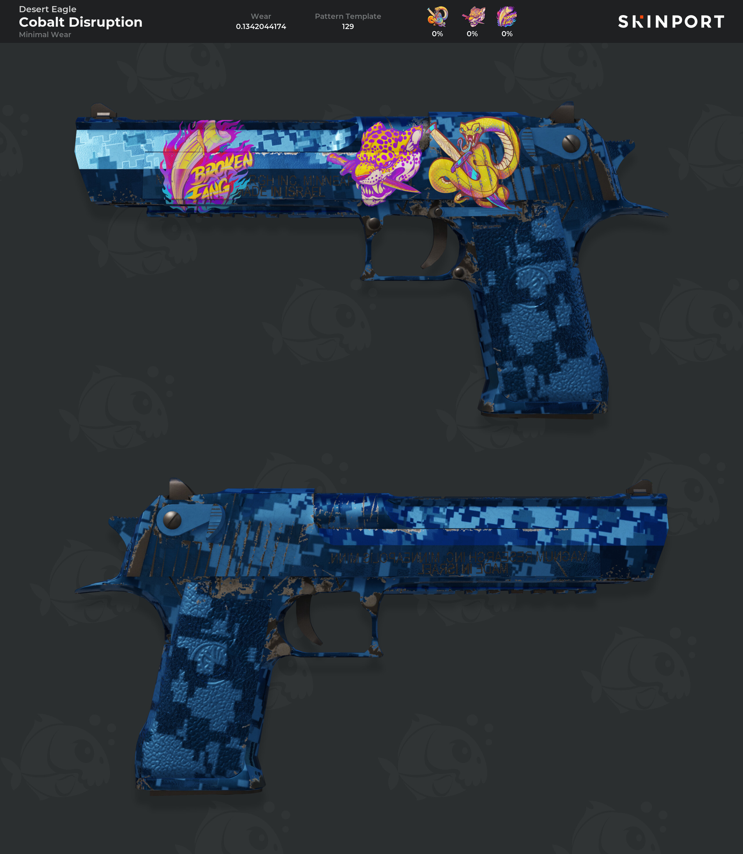 Купить Desert Eagle | Cobalt Disruption (Minimal Wear) - цена 6028.25 ...