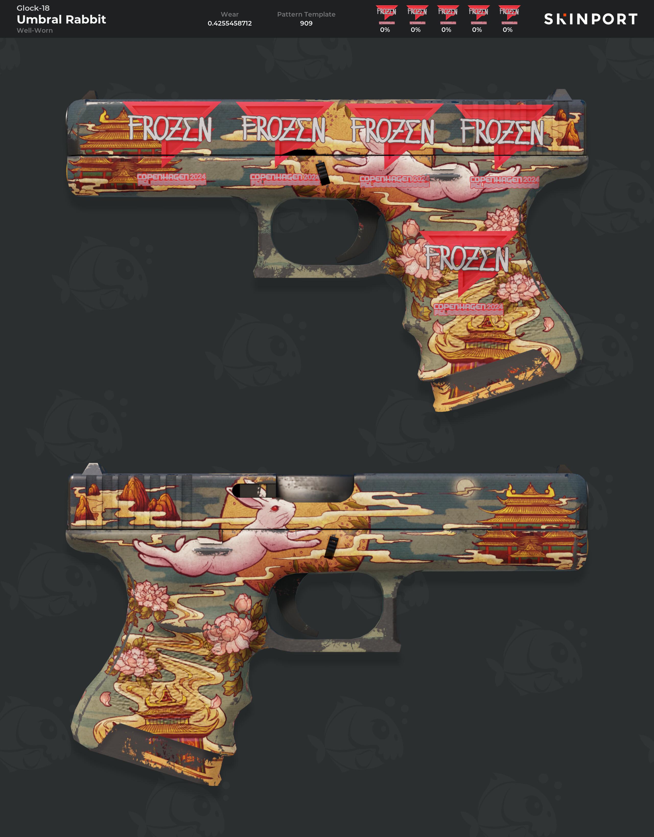 Купить Glock-18 | Umbral Rabbit (Well-Worn) - цена 33.73 ₽ RUB | Купить ...