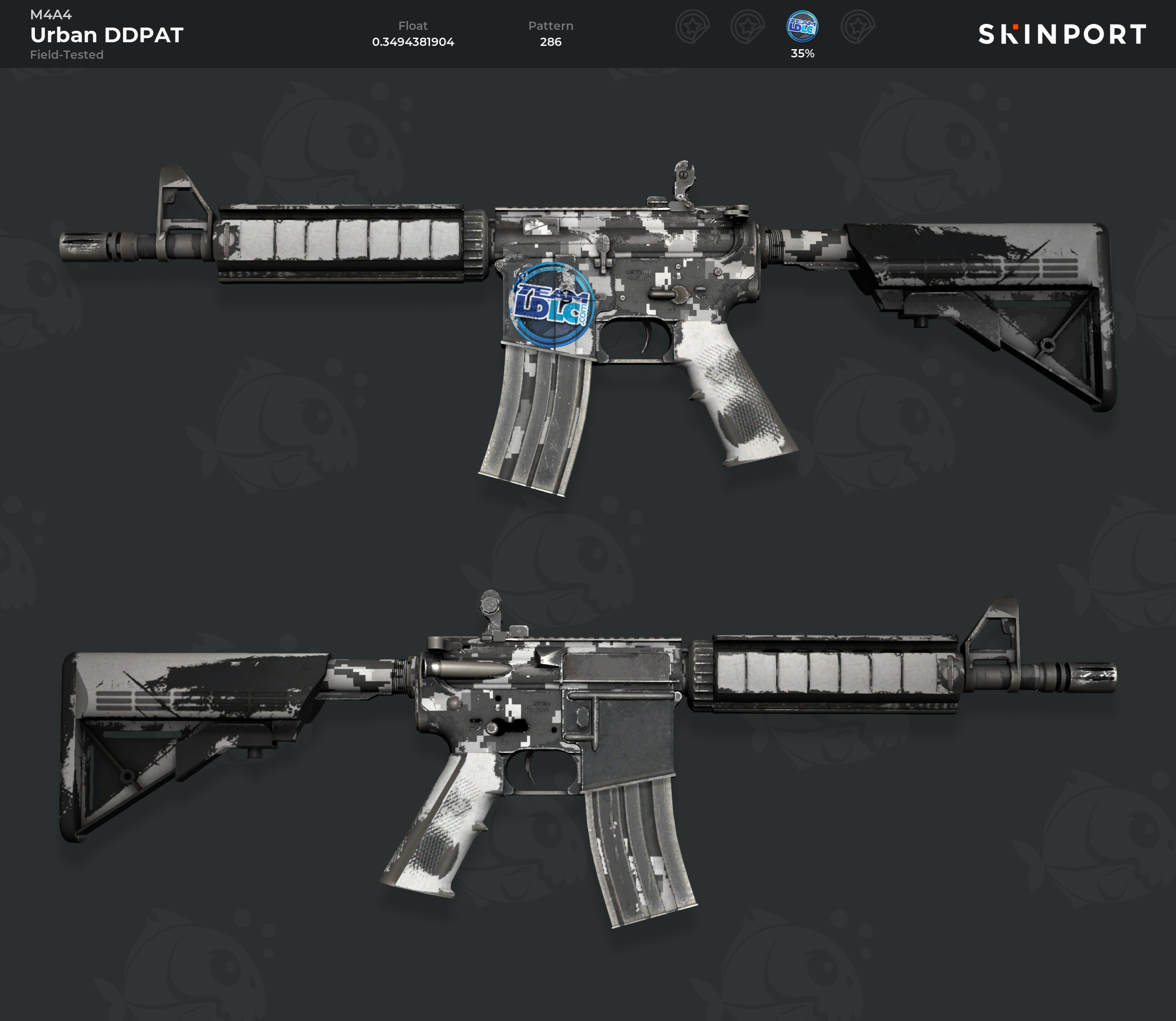 [PC]M4A4 | Urban DDPAT (Field-Tested)(with Team LDLC.com | Cologne 2014 ...