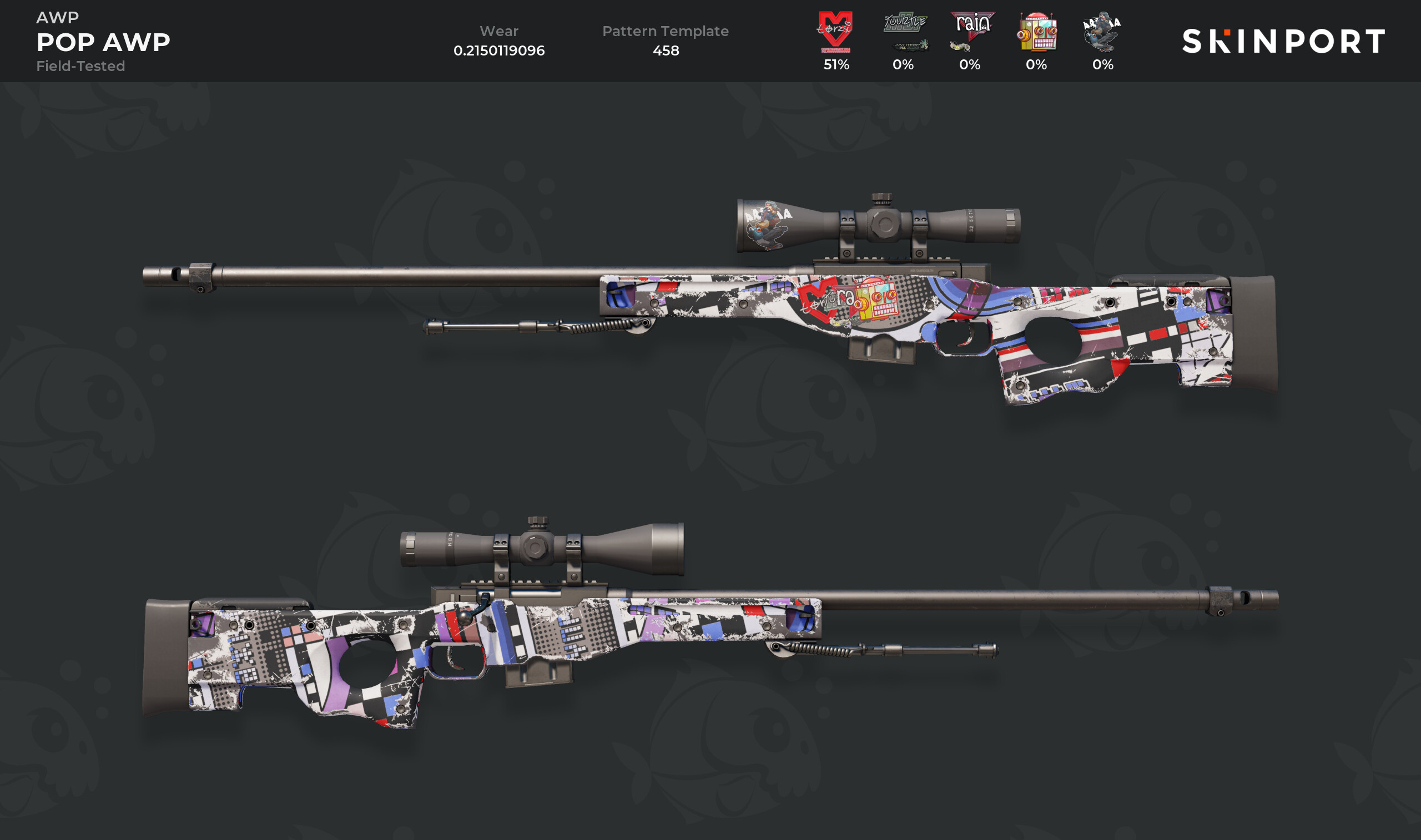 Купить AWP | POP AWP (Field-Tested) - цена 7.77 $ USD | Купить скины КС ...