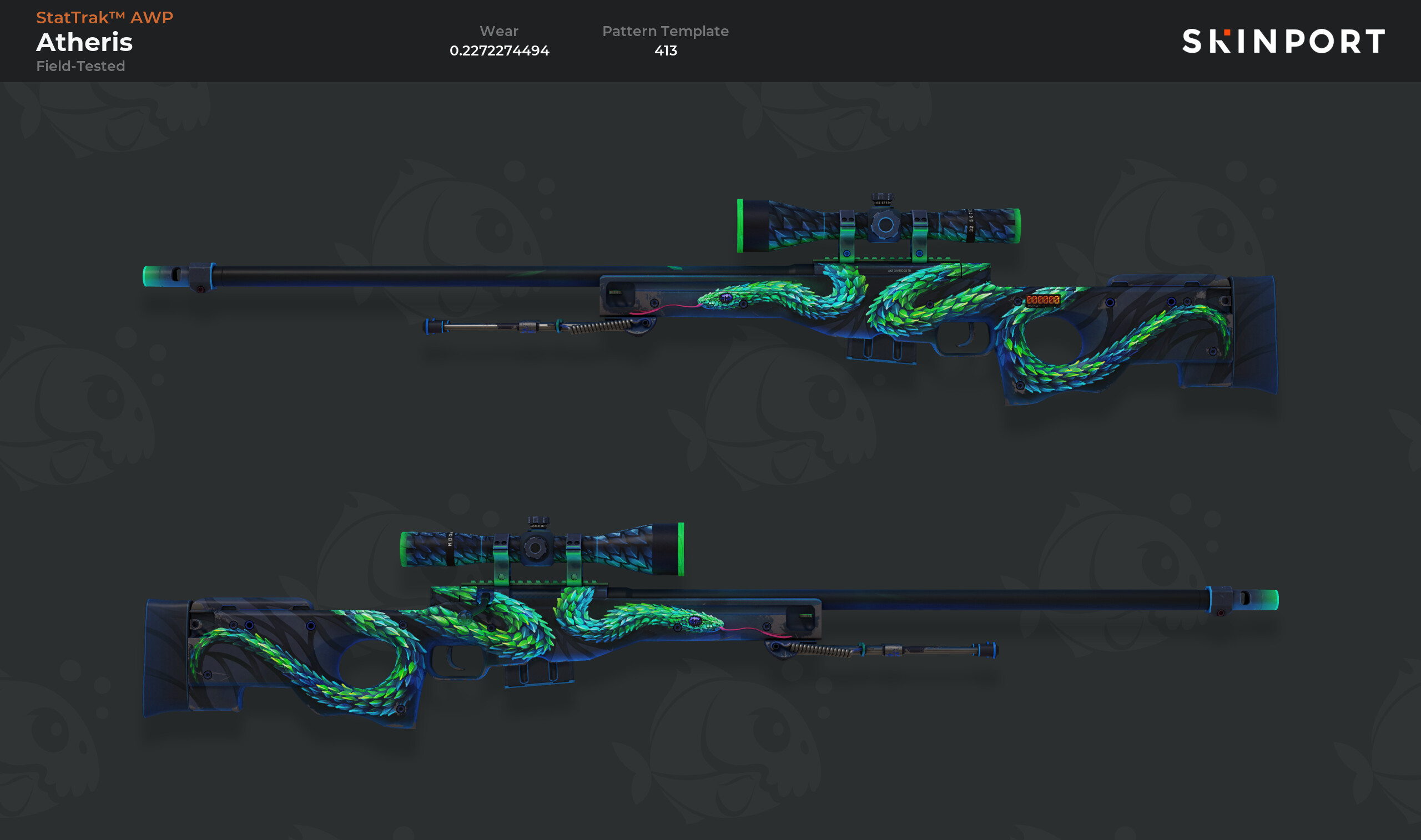 Купить StatTrak™ AWP | Atheris (Field-Tested) - цена 9.23 $ USD ...