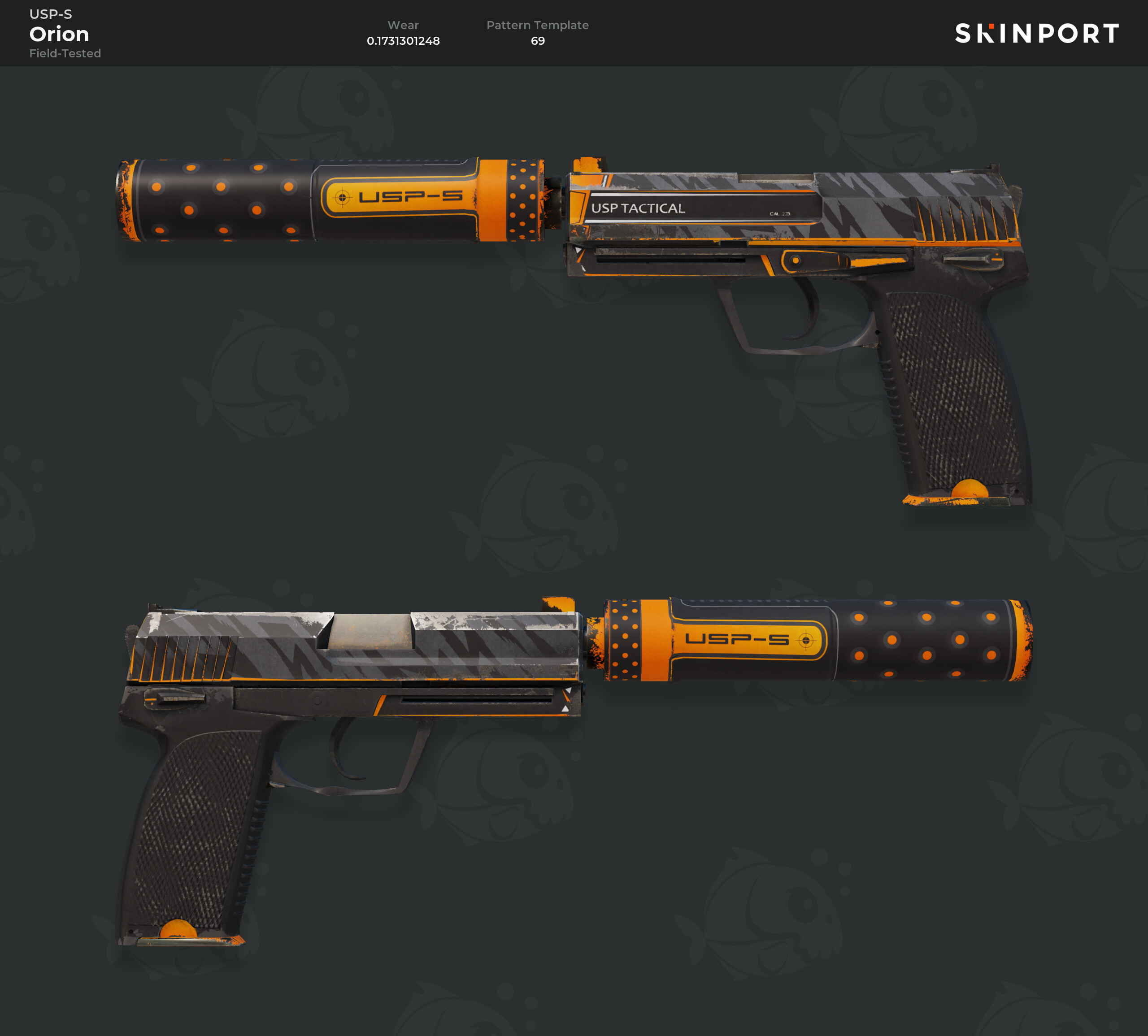 Купить USP-S | Orion (Field-Tested) - цена 4599.76 ₽ RUB | Купить скины ...