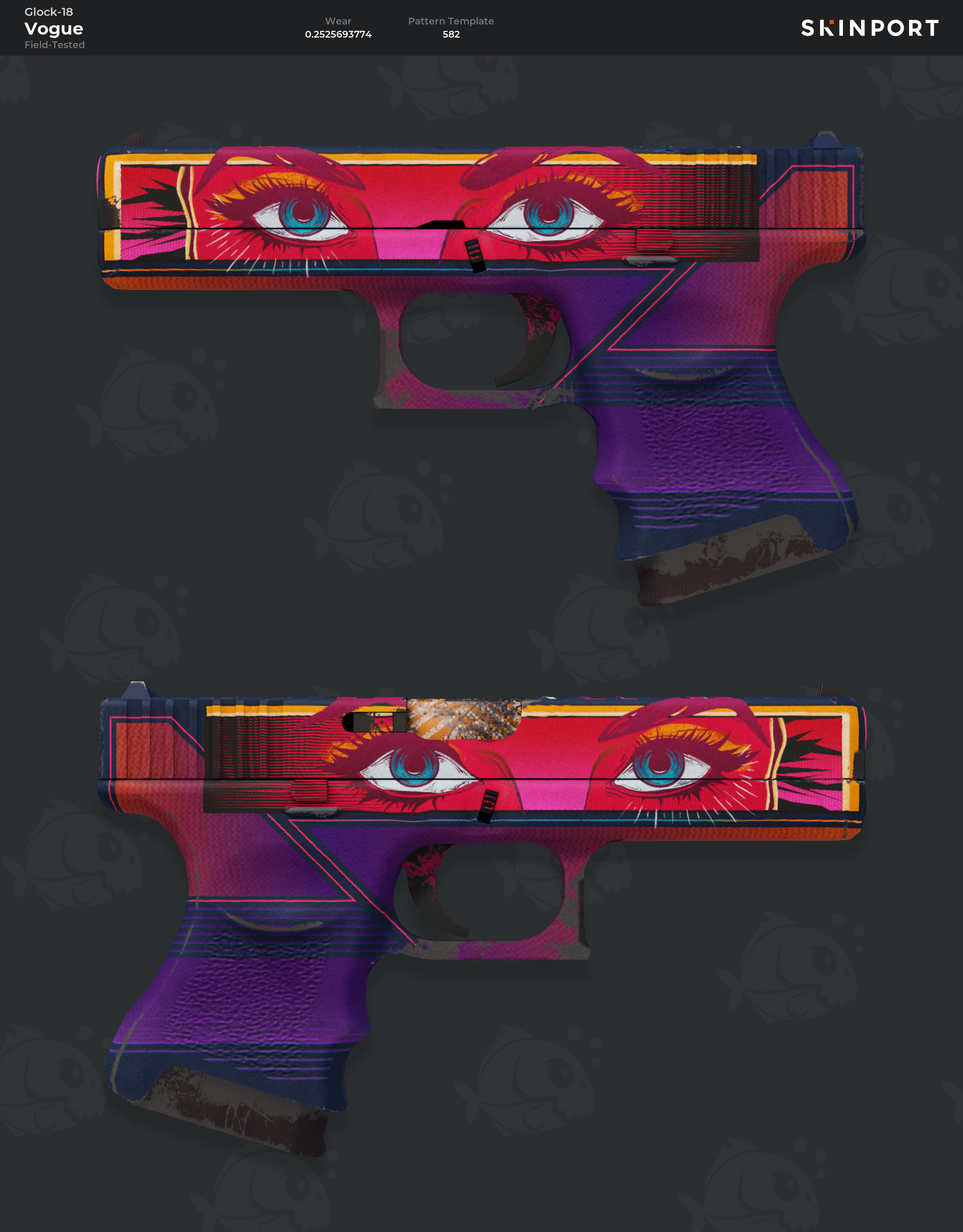 Купить Glock-18 | Vogue (Field-Tested) - цена 200.4 ₽ RUB | Купить ...