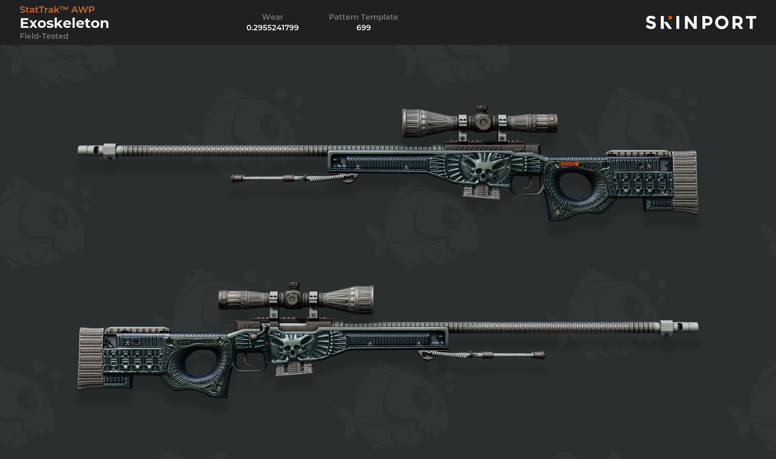 Купить StatTrak™ AWP | Exoskeleton (Field-Tested) - цена 644.29 ₽ RUB ...