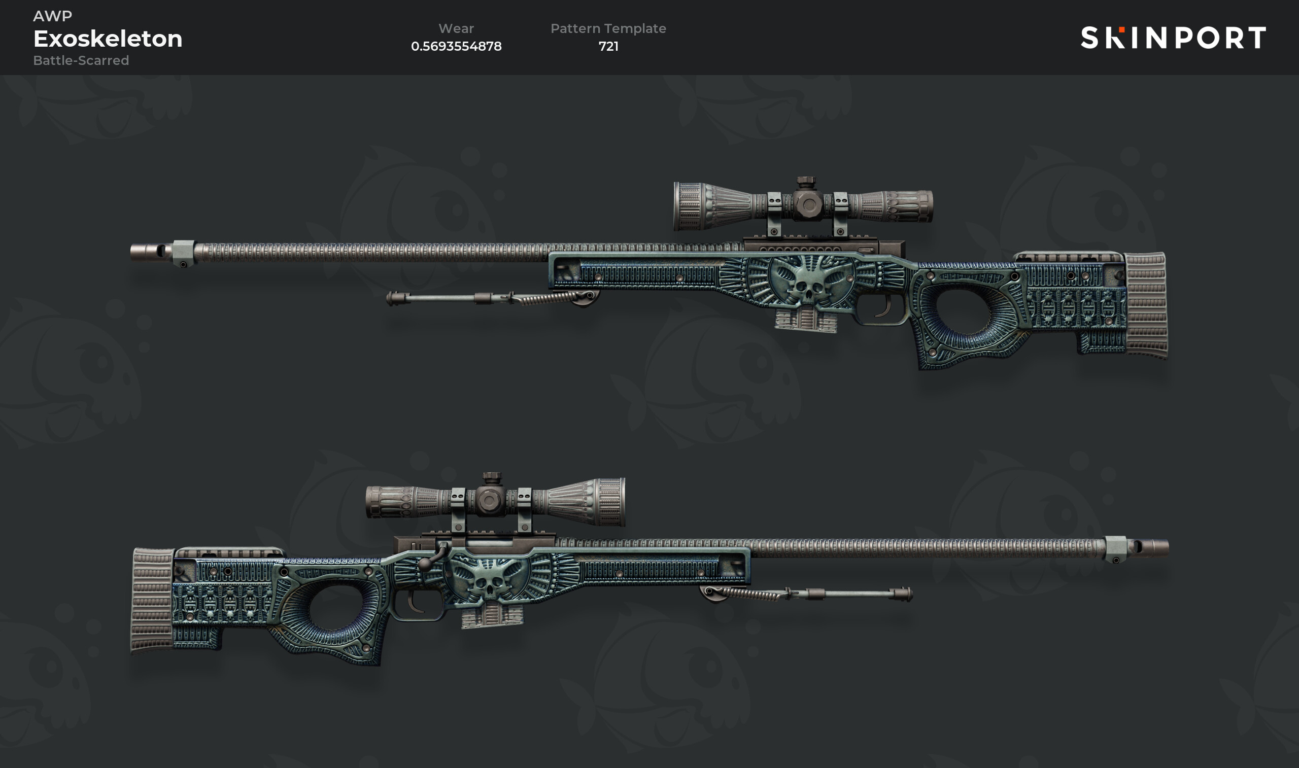 Купить AWP | Exoskeleton (Battle-Scarred) - цена 3.79 $ USD | Купить ...