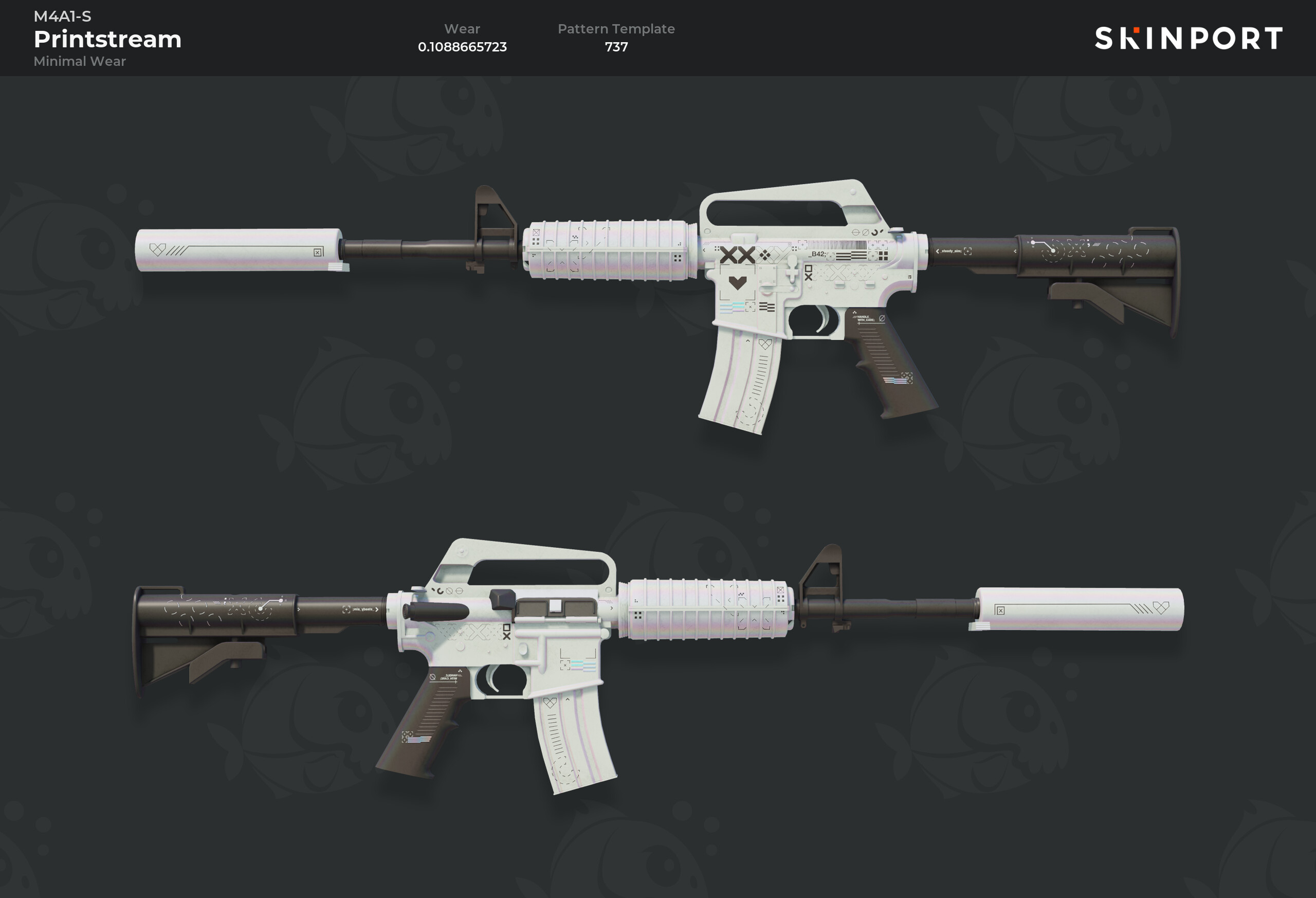 Купить M4A1-S | Printstream (Minimal Wear) - цена 399.28 $ USD | Купить ...