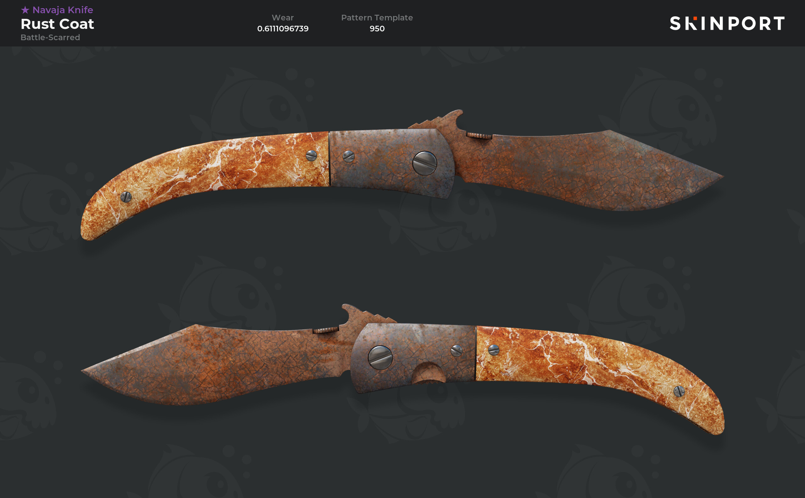 Купить ★ Navaja Knife | Rust Coat (Battle-Scarred) - цена 8240.96 ₽ RUB ...