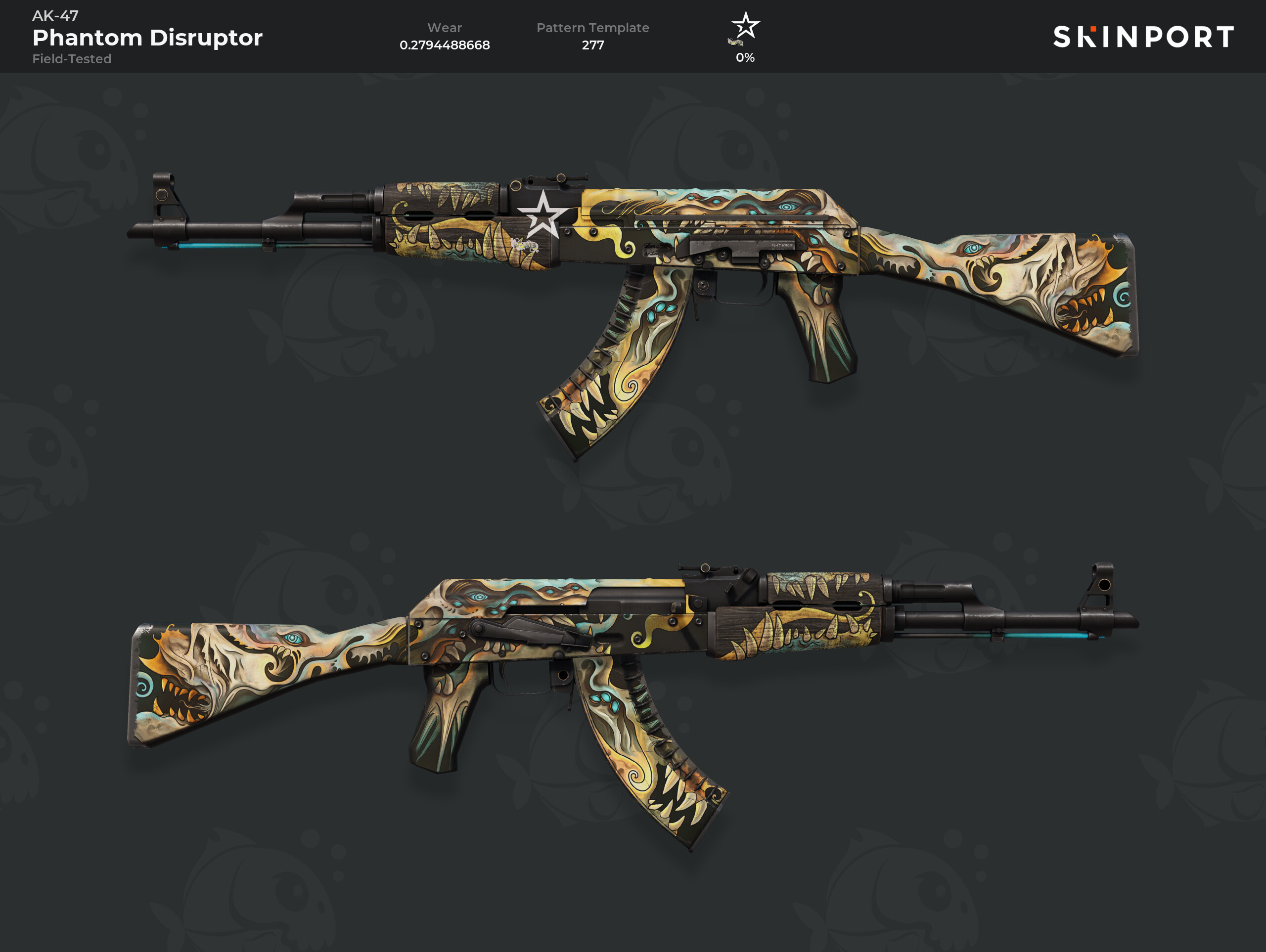 Купить AK-47 | Phantom Disruptor (Field-Tested) - цена 408.83 ₽ RUB ...