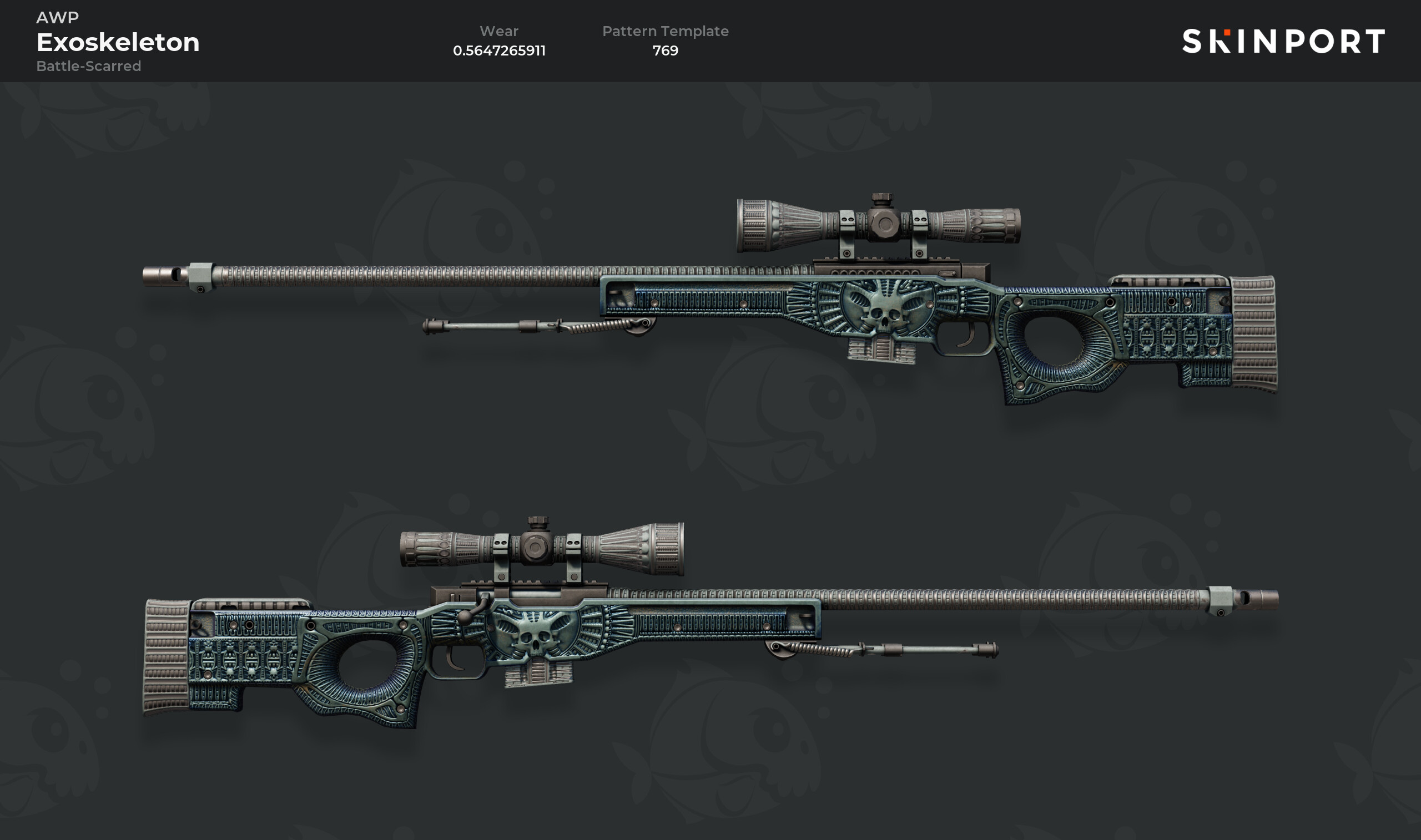 Купить AWP | Exoskeleton (Battle-Scarred) - цена 5.03 $ USD | Купить скины КС 2 / КС ГО