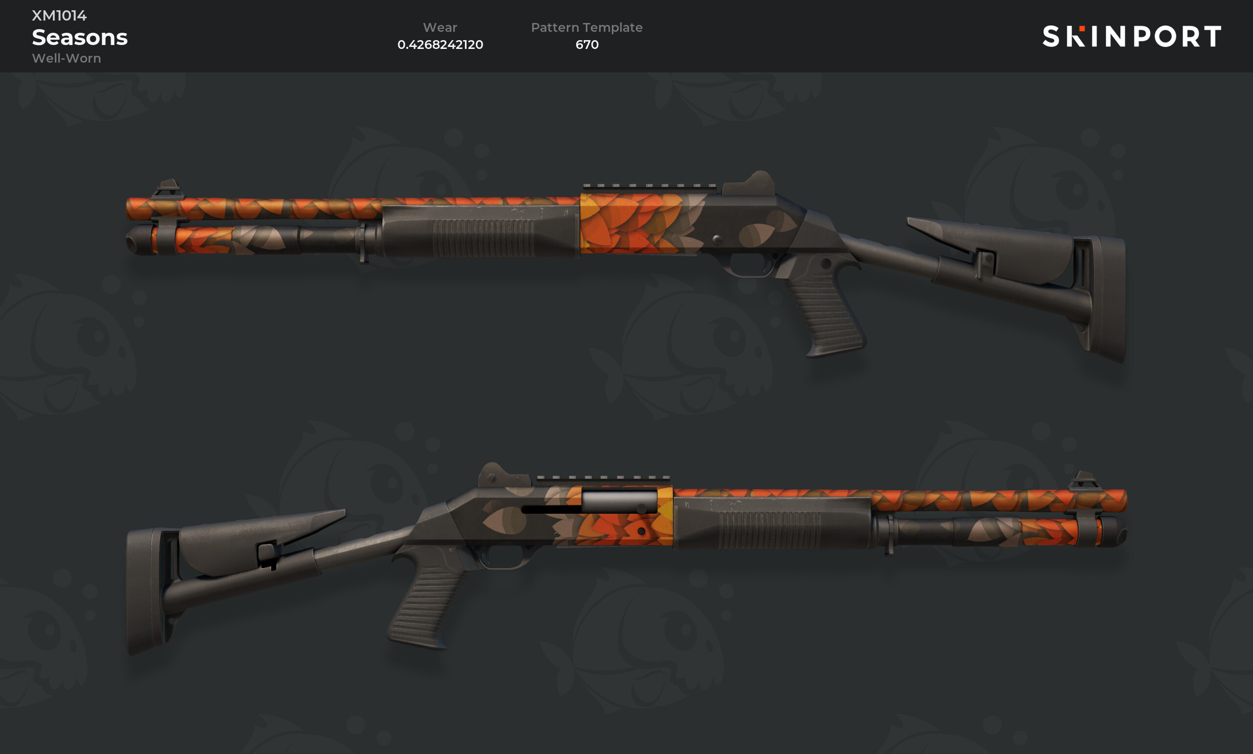 Купить XM1014 | Seasons (Well-Worn) - цена 183.28 ₽ RUB | Купить скины ...