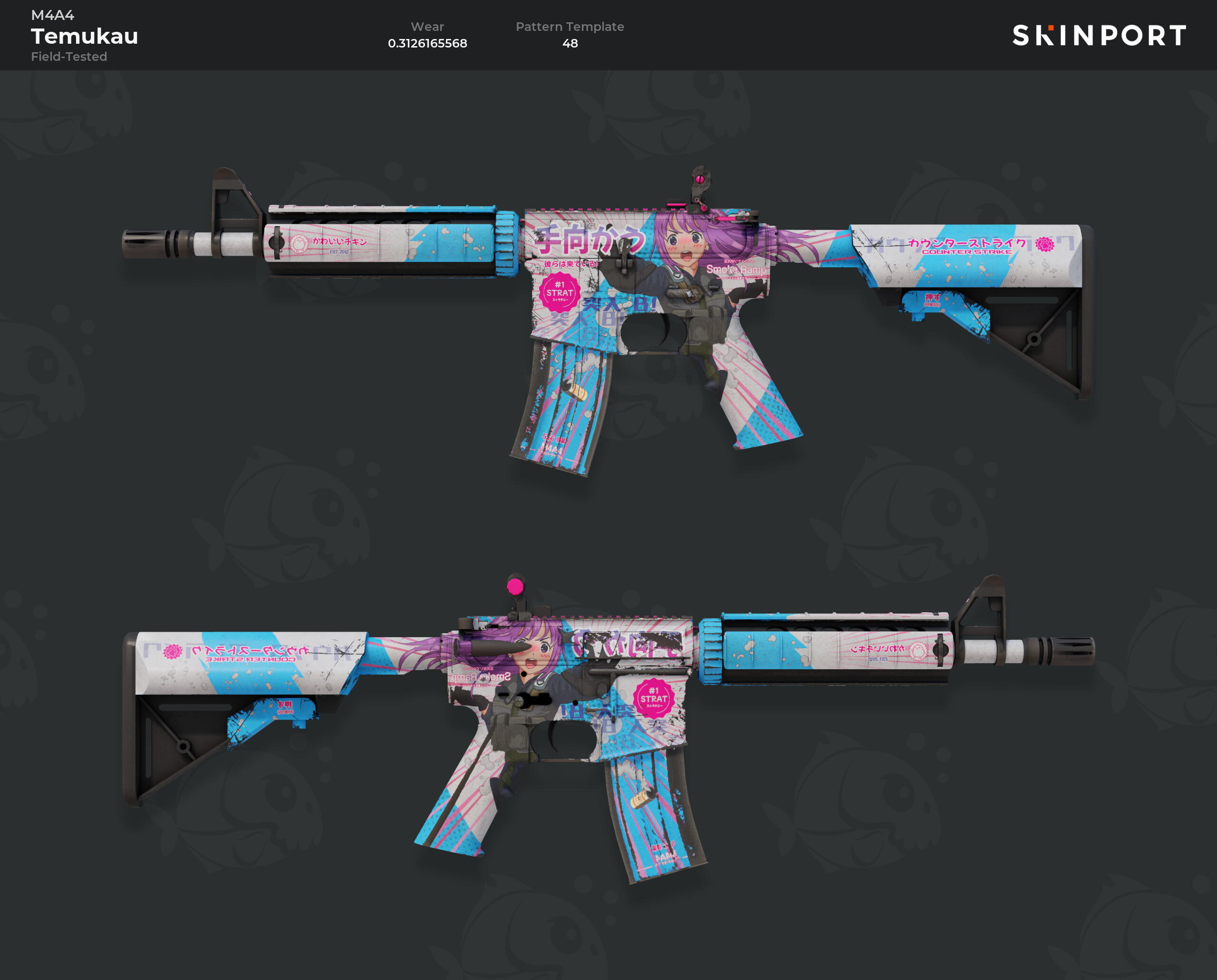 Купить M4A4 | Temukau (Field-Tested) - цена 1017.37 ₽ RUB | Купить ...