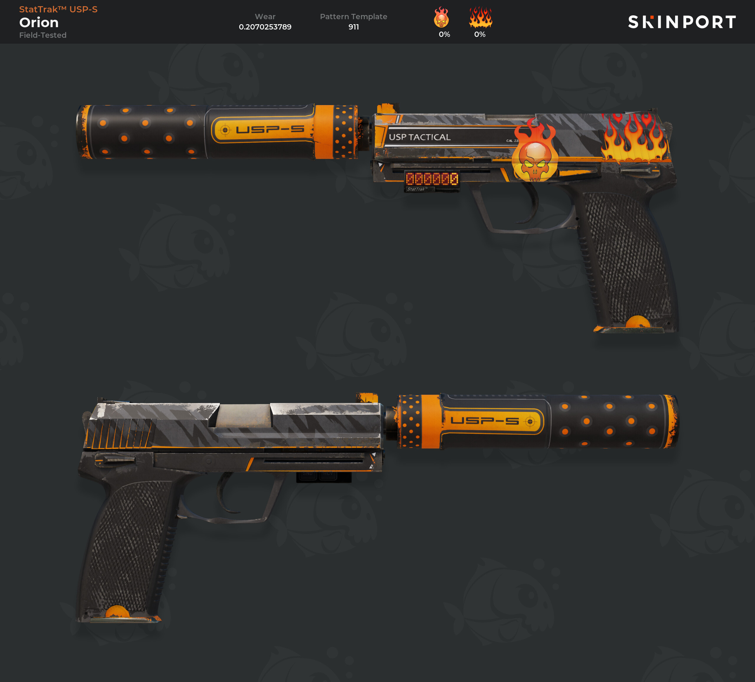 Купить StatTrak™ USP-S | Orion (Field-Tested) - цена 8919.18 ₽ RUB ...